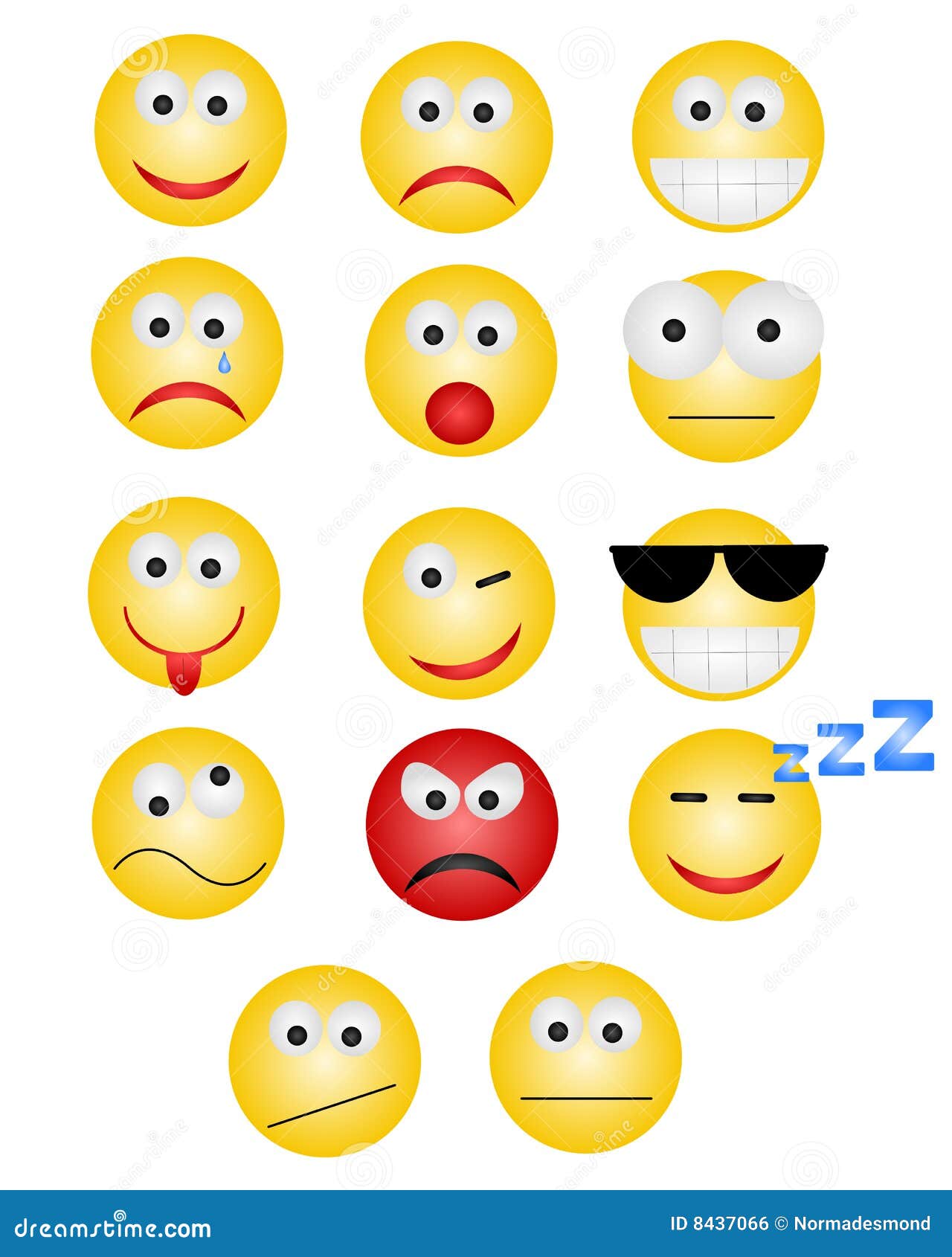 Emoticon stock illustration. Illustration of face, confused - 8437066
