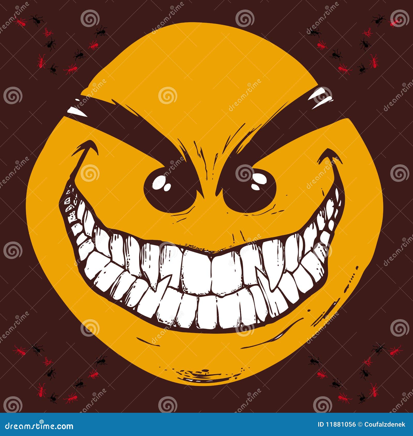 Emoticon (angry) stock illustration. Illustration of cheerful - 11881056 Emoticon (angry) stock illustration. Illustration of cheerful - 11881056