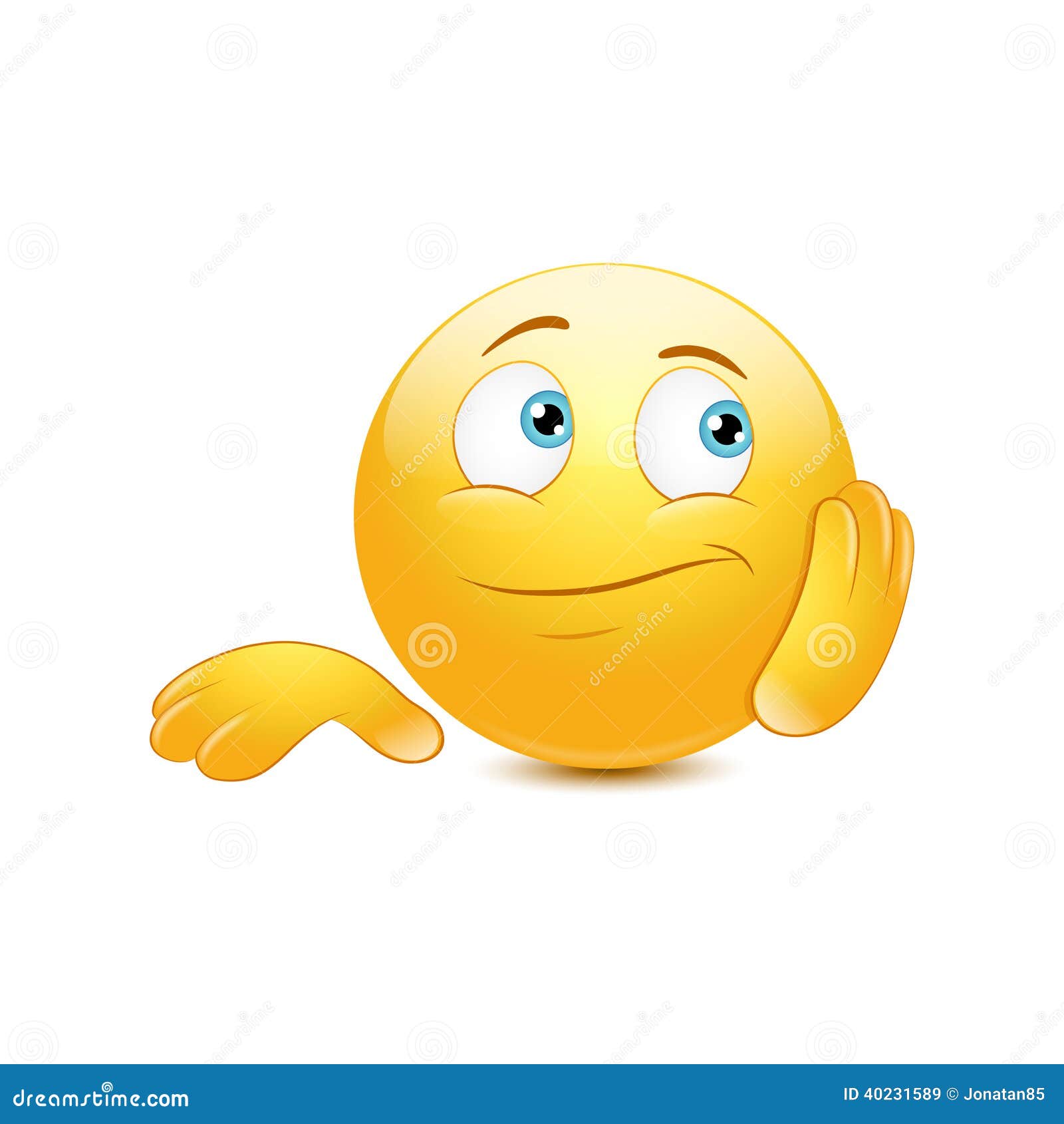 Emoticon Annoiato Il Volto è Nero Con Un Simbolo Emoji E Umore Triste