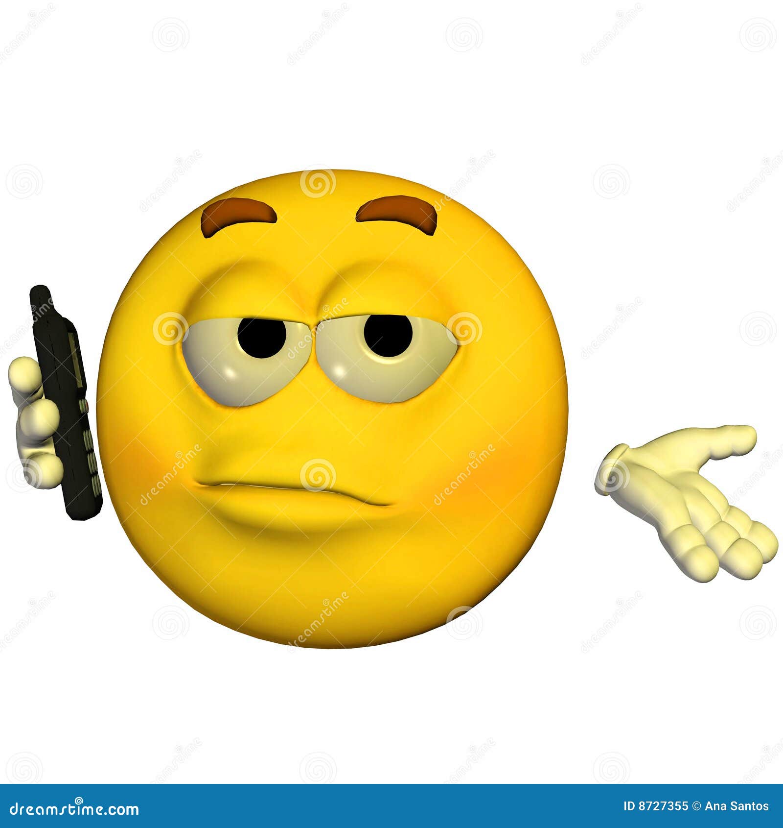 Emoticon - Atendimento De Telefone Ilustração Stock - Ilustração de ...