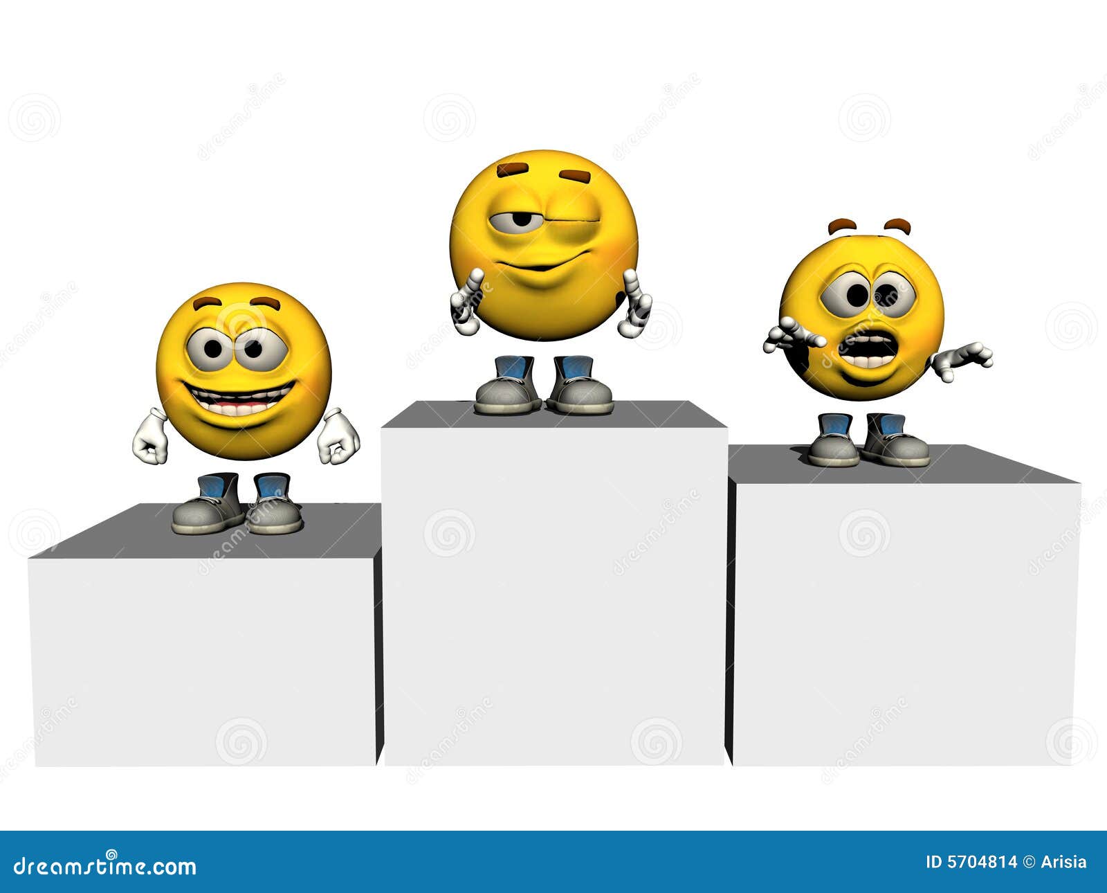 Emoticon Champions stock illustration. Illustration of funny - 5704814