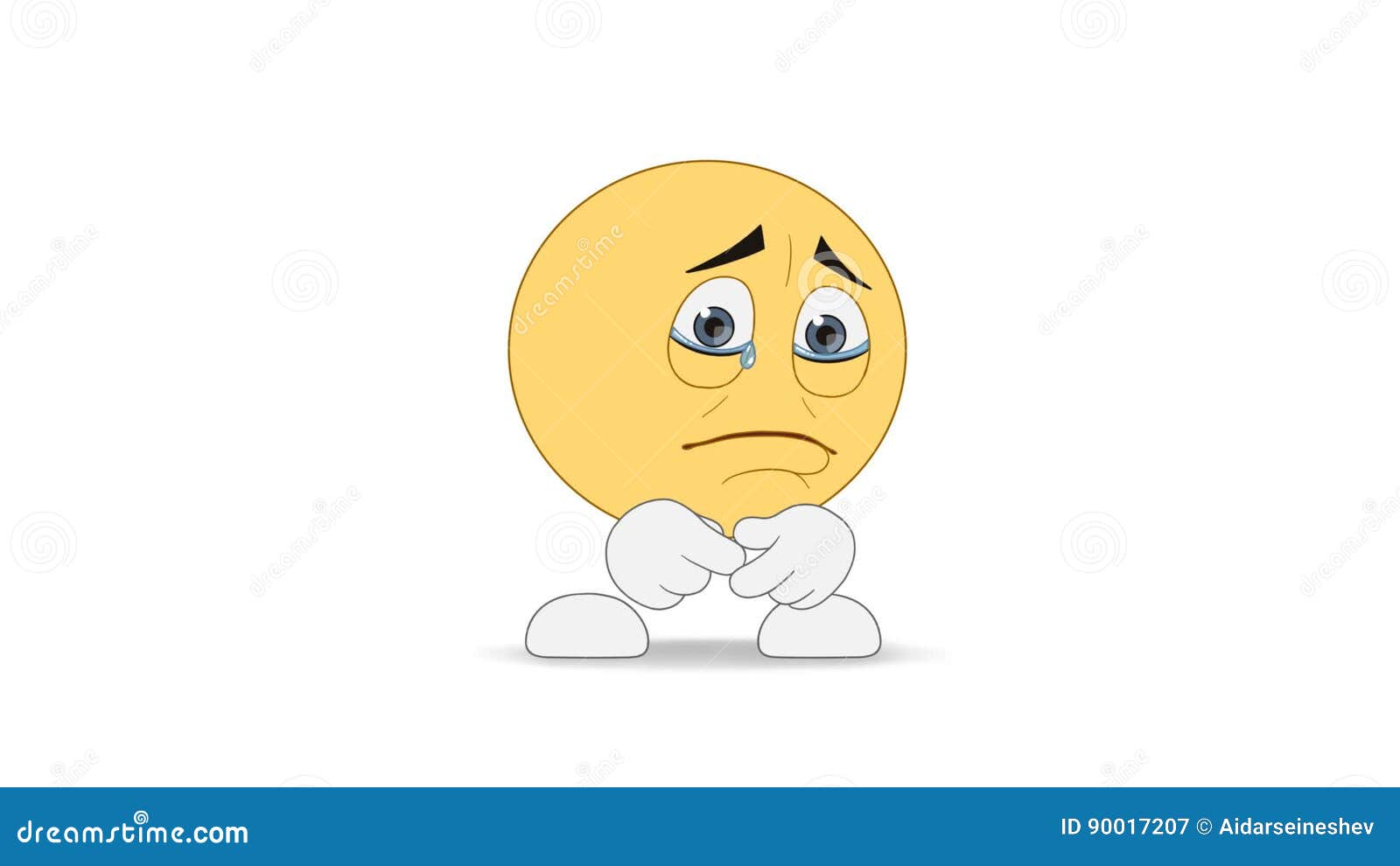 Animated Emoticon Crying