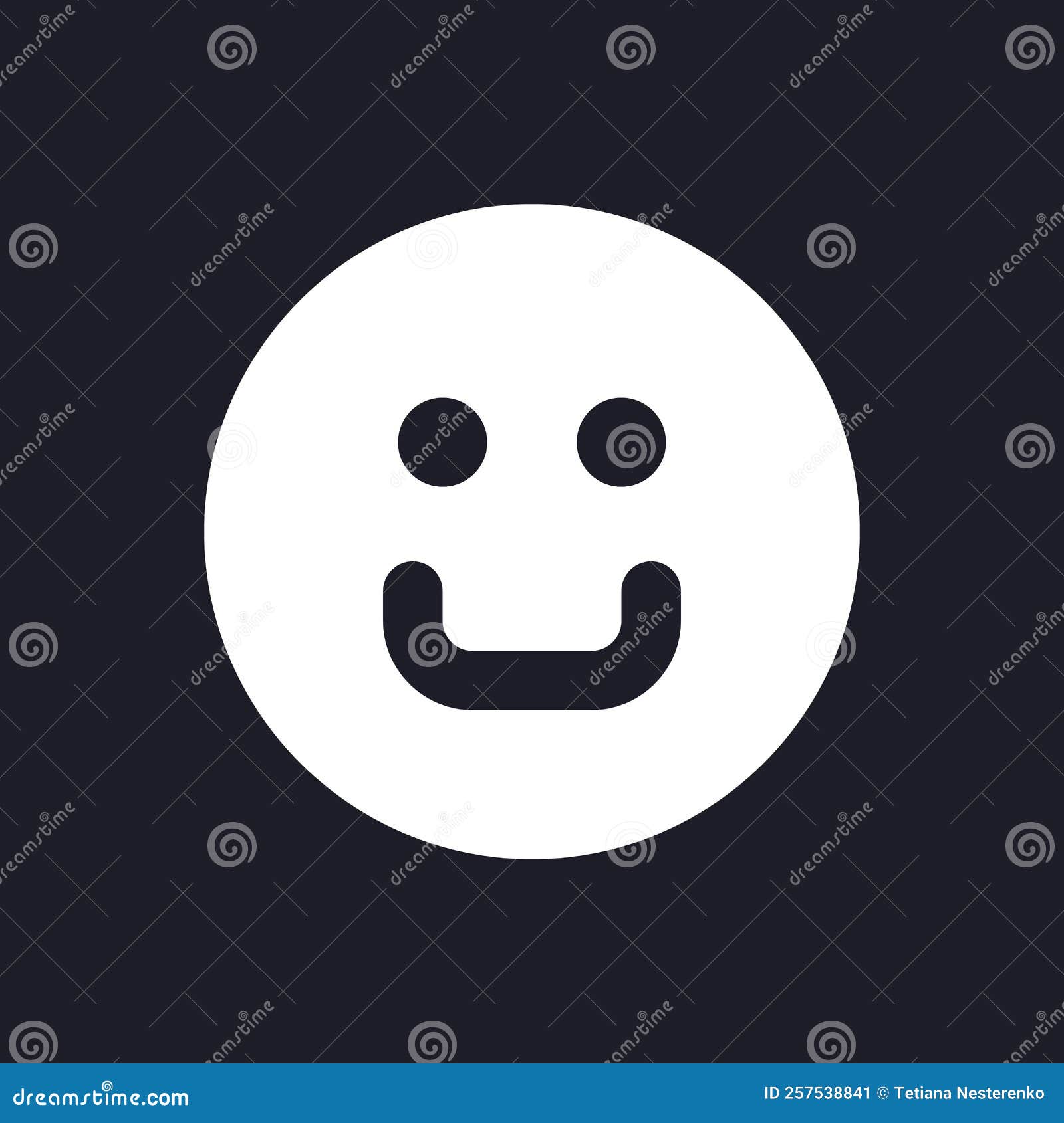 Mad Emoticon Dark Mode Glyph Ui Icon Vector Illustration ... Mad Emoticon Dark Mode Glyph Ui Icon Vector Illustration ...