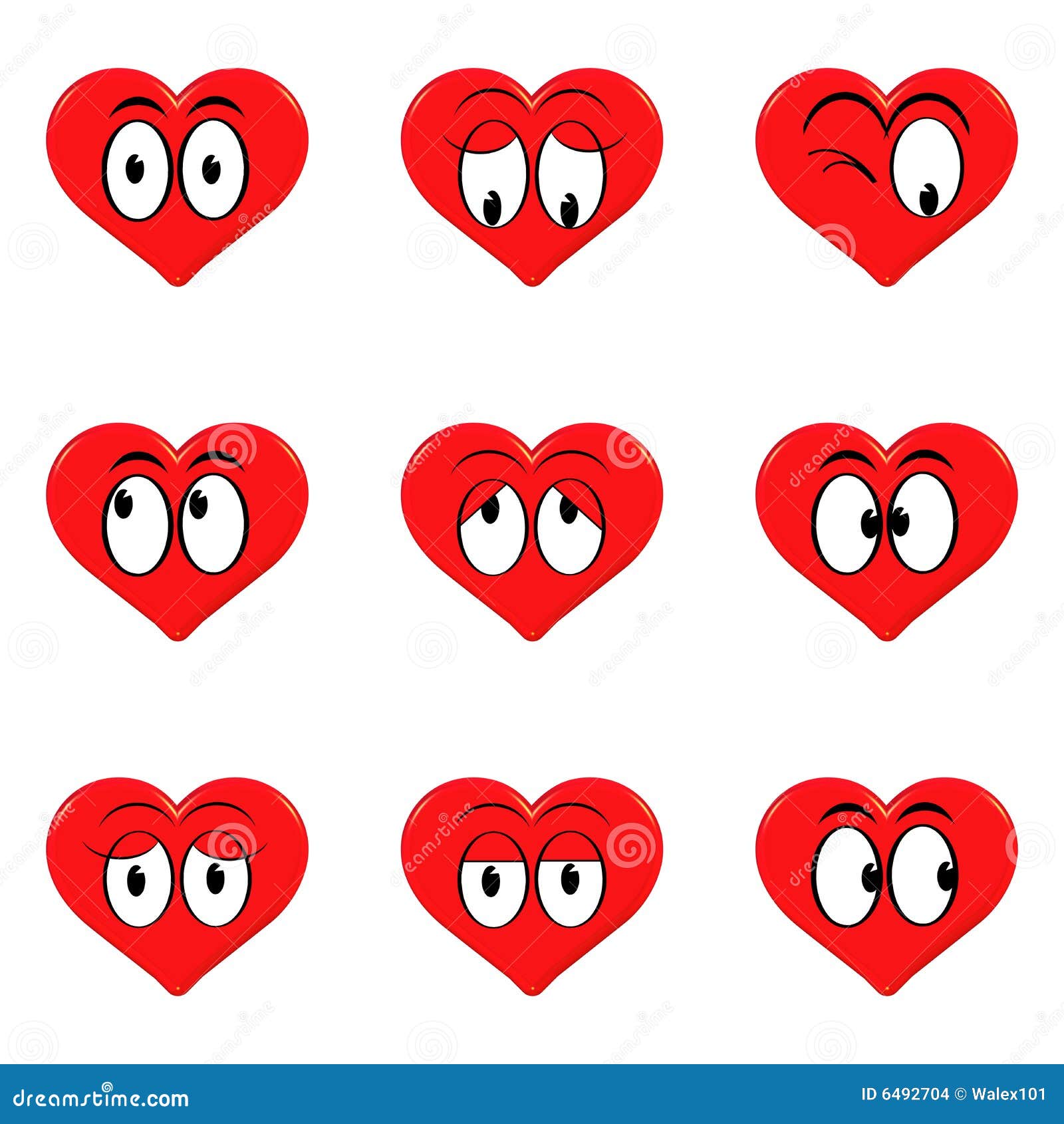 Emoticon De Los Corazones Imagen. Imagen: 6492704