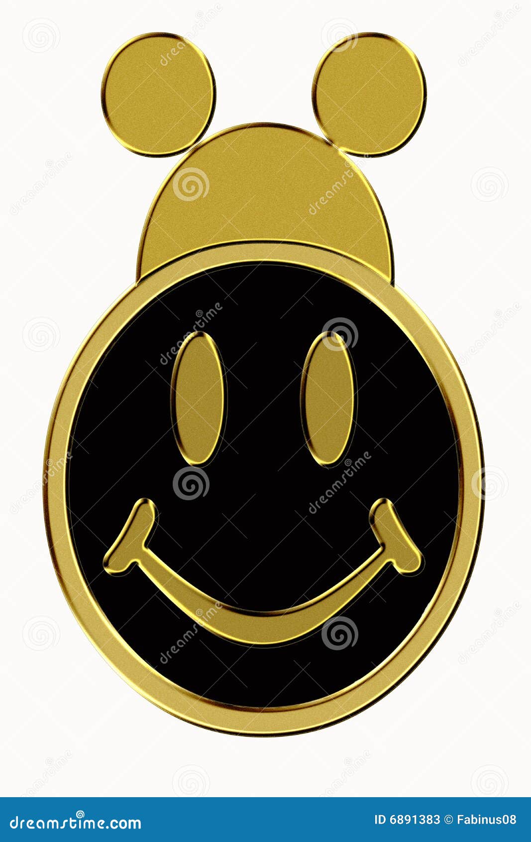 Emoticon de Mickey stock de ilustración. Ilustración de ciao - 6891383