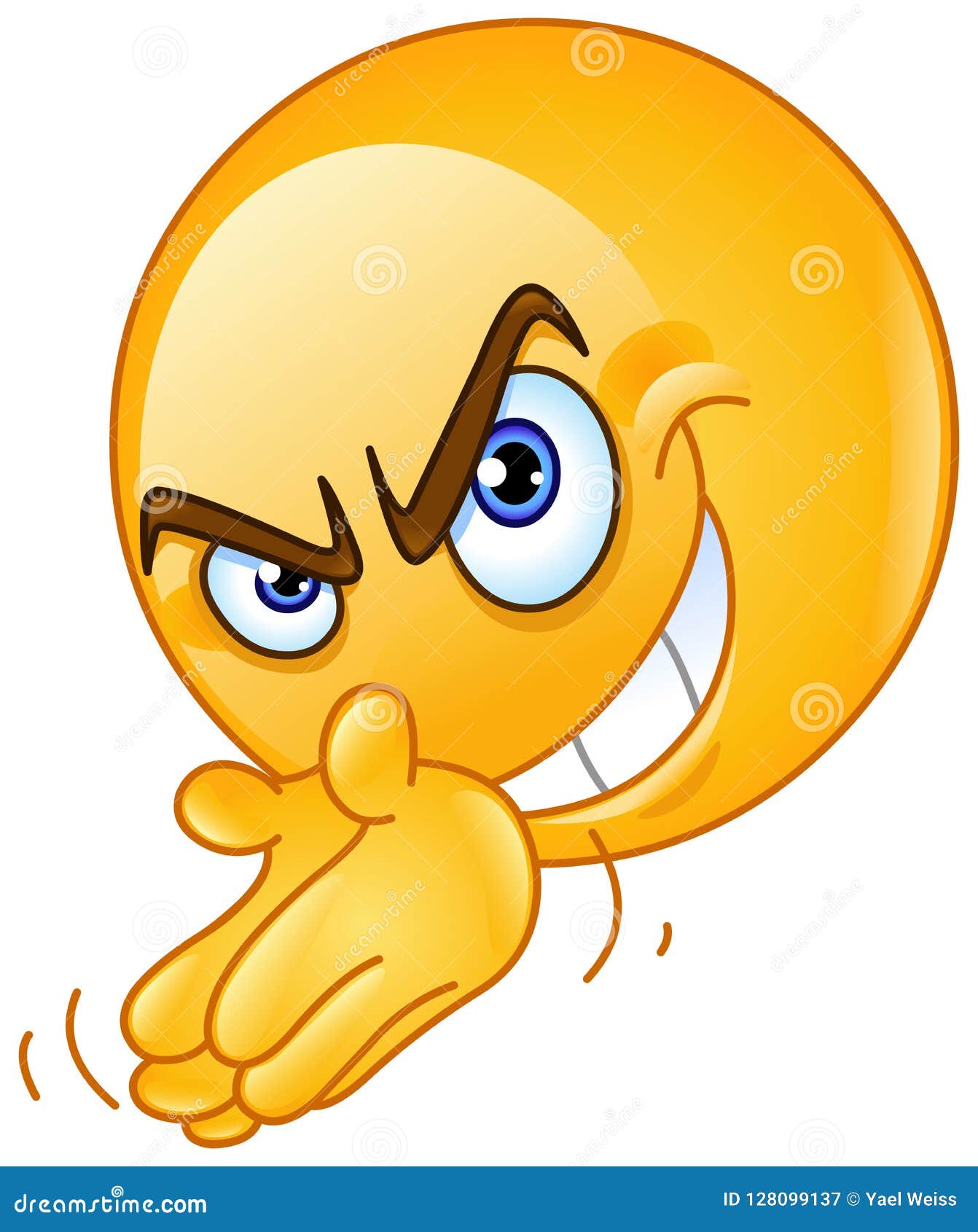 Emoticon de planejamento ilustração do vetor. Ilustração de fraude ...