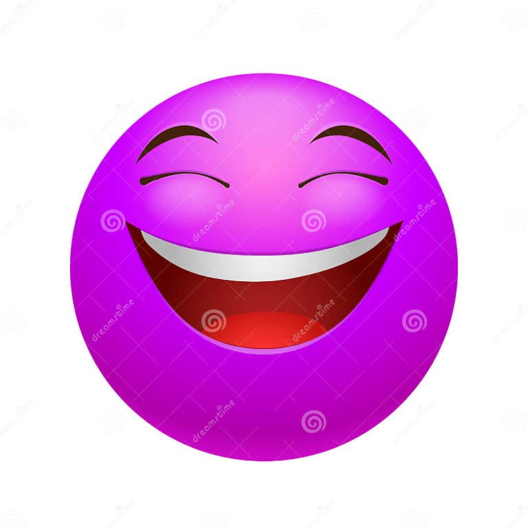 Emoticon de risa stock de ilustración. Ilustración de imagen - 125209352