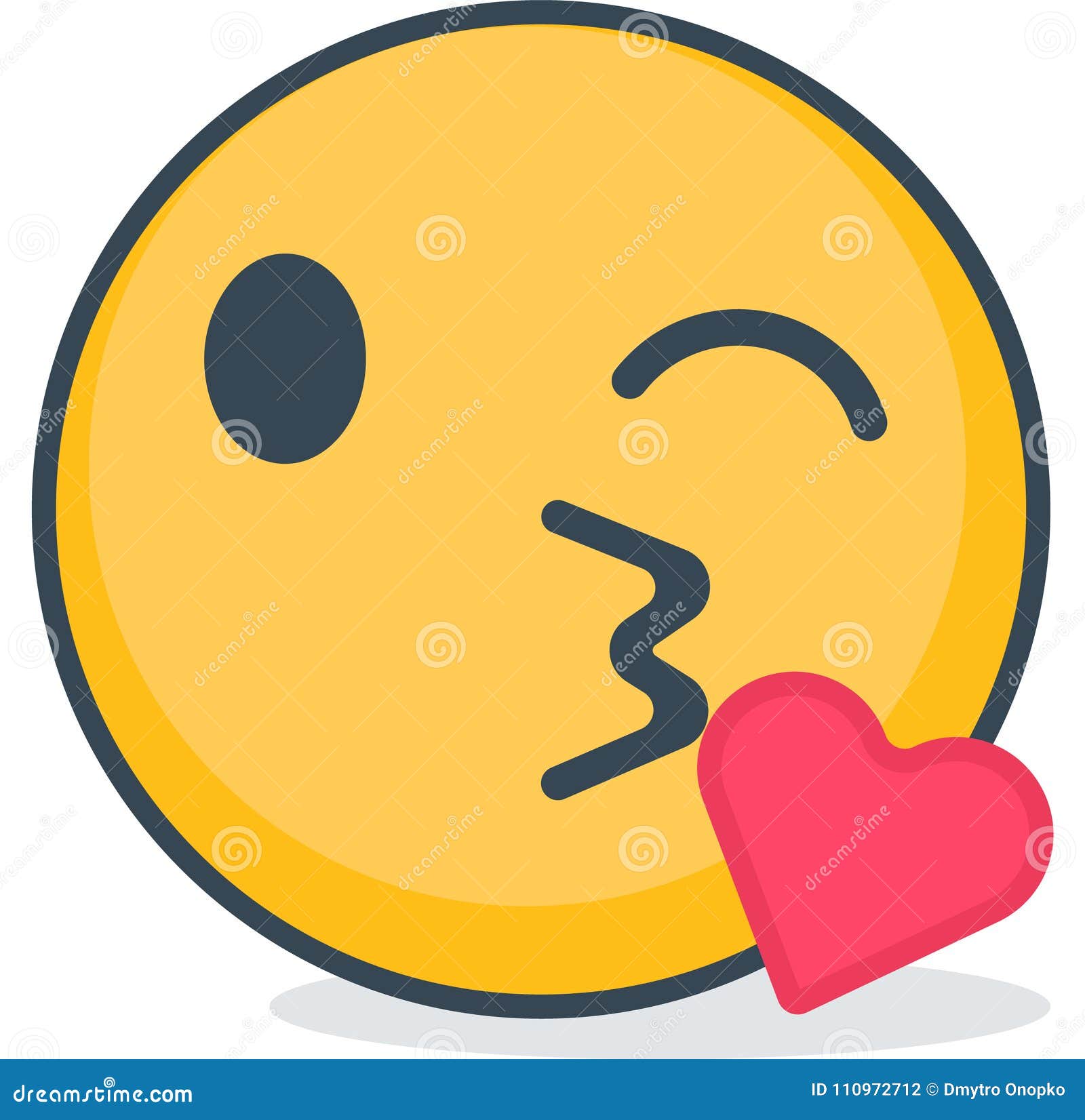 Emoticon Di Bacio Illustrazioni, Vettoriali E Clipart Stock – (2,219 ...