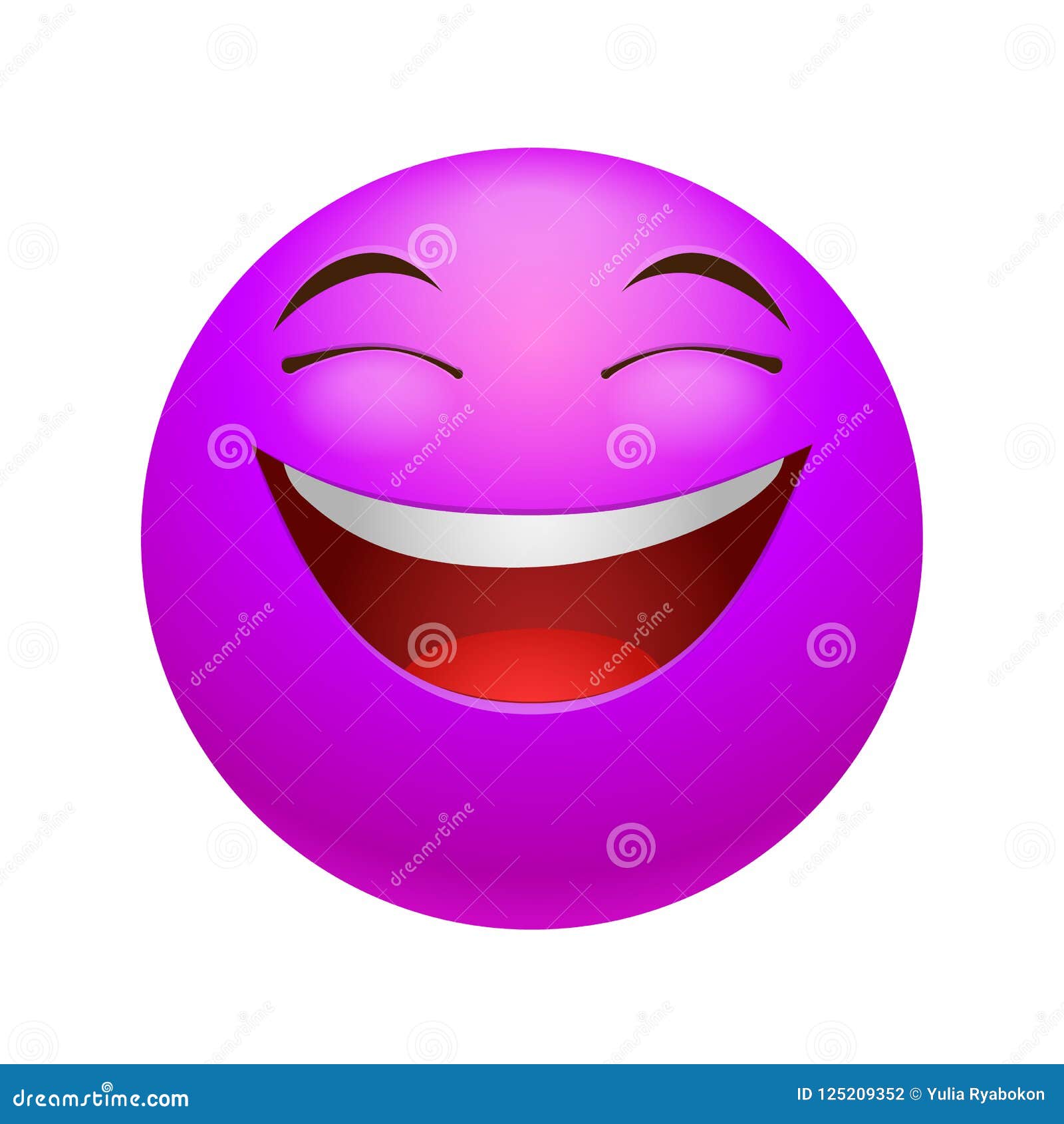 Emoticon di risata illustrazione di stock. Illustrazione di gioia ...