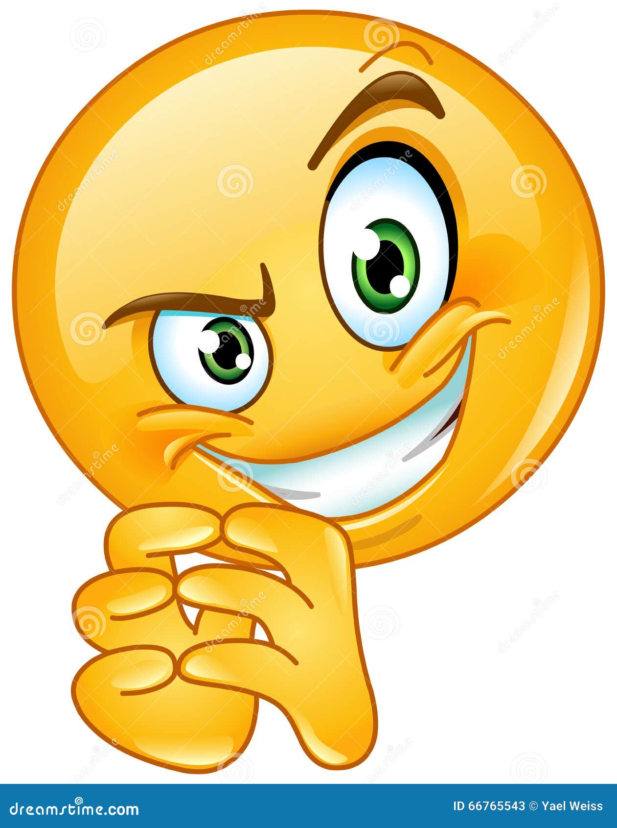 Emoticon disimulado ilustración del vector. Ilustración de emoticono ...