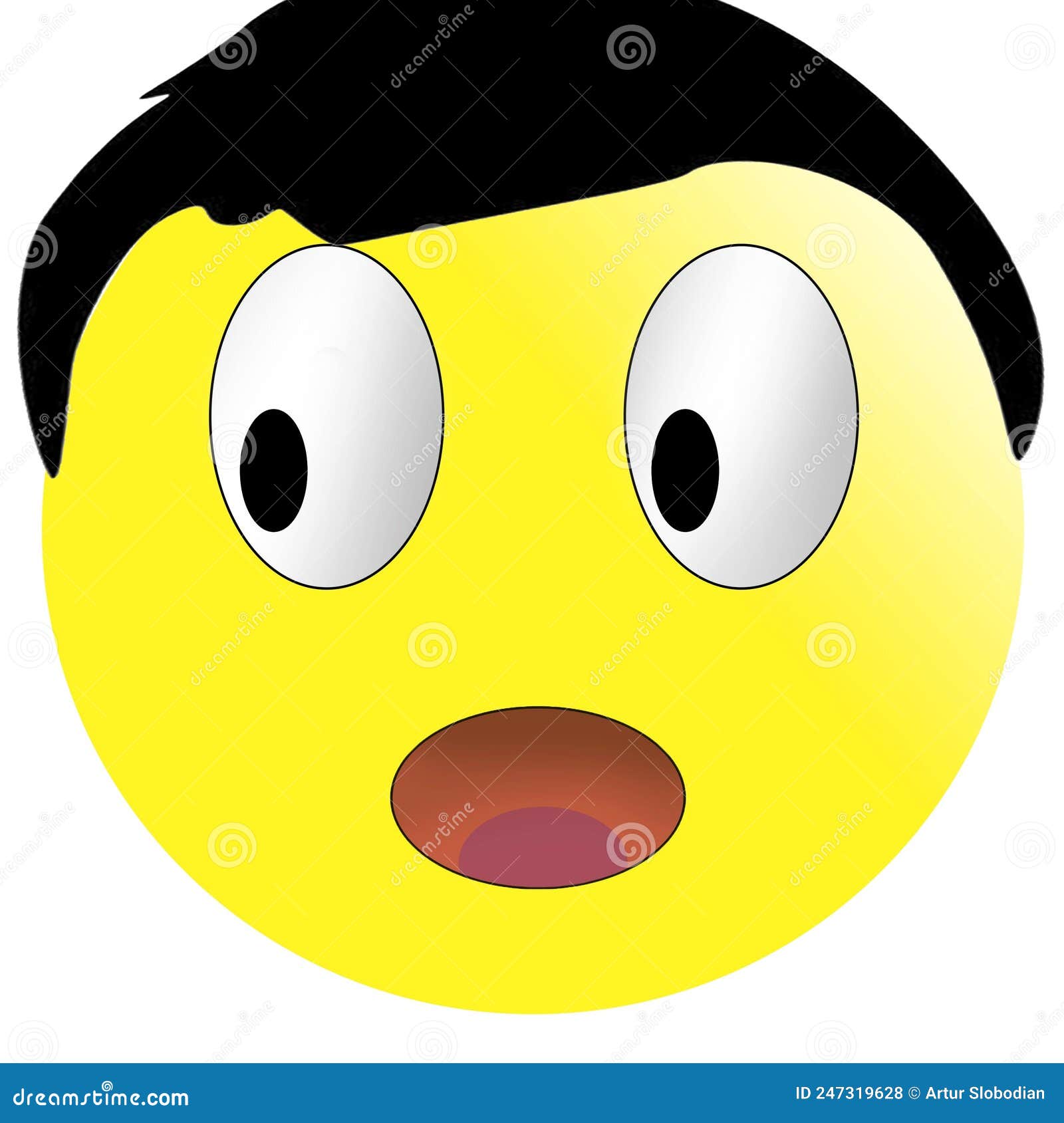 Emoticon in Doubt between 2 Different Directions, Choices, Decisions ...