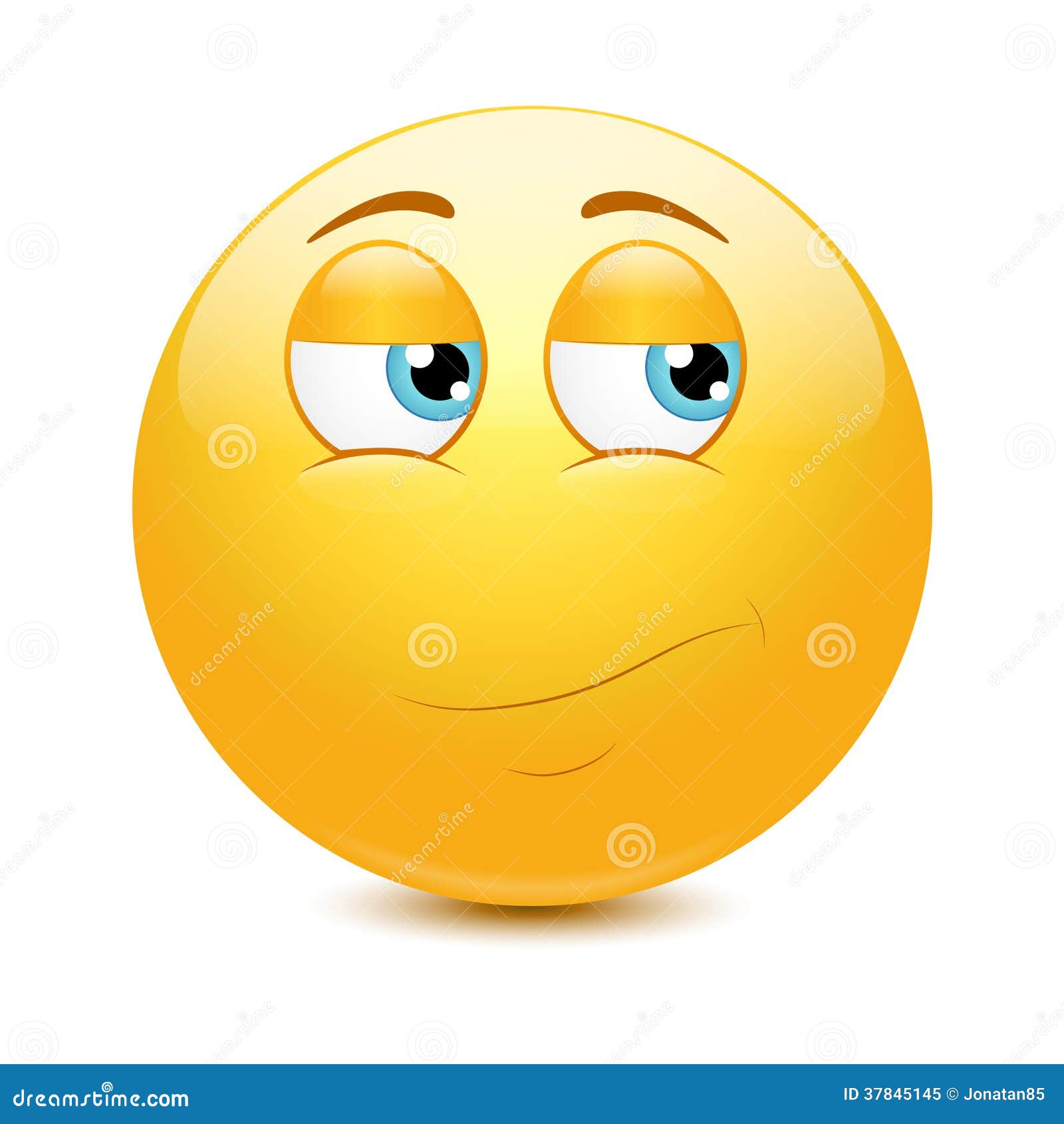 Emoticon dubbioso illustrazione vettoriale. Illustrazione di fumetto ...