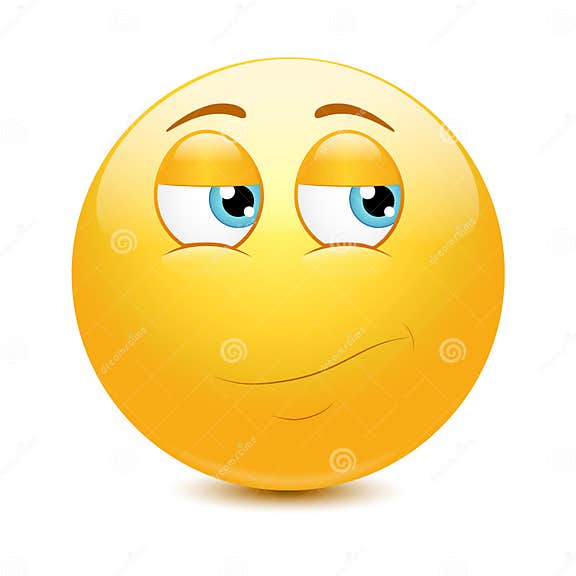 Emoticon dubbioso illustrazione vettoriale. Illustrazione di fumetto ...