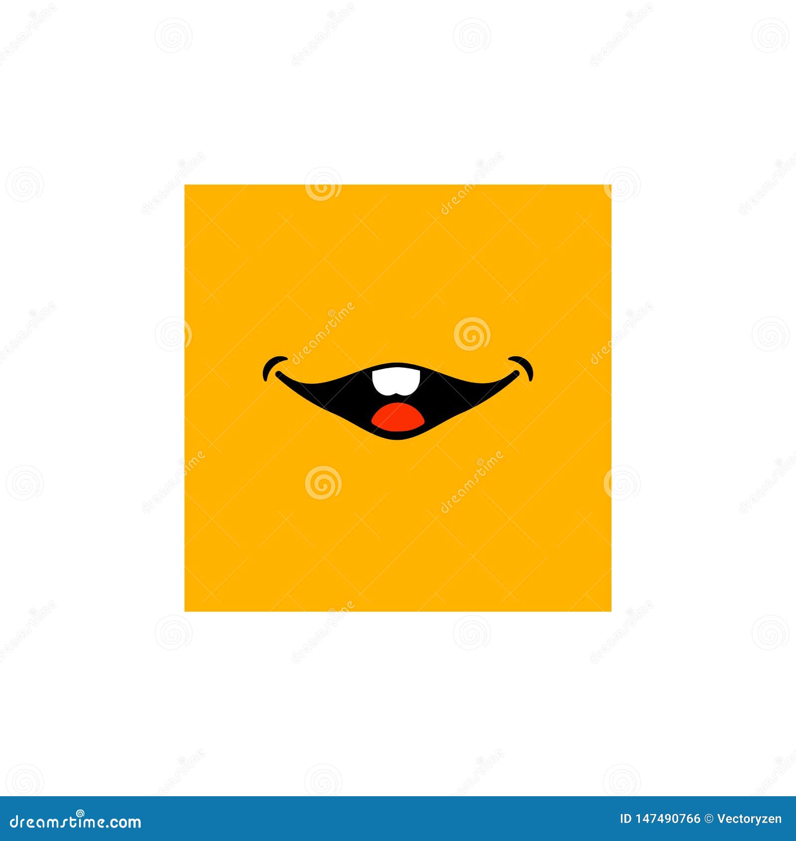Emoticon Face Symbol or Sign Collection Vector Illustration Stock ...