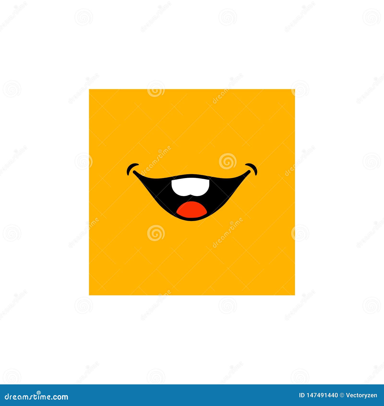 Emoticon Face Symbol or Sign Collection Vector Illustration Stock ...