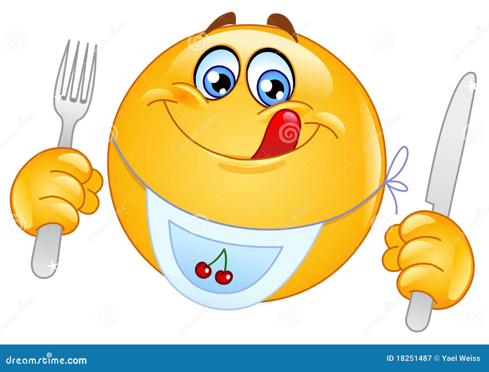 Emoticon Hambriento Ilustraciones Stock, Vectores, Y Clipart – (2,049 ...