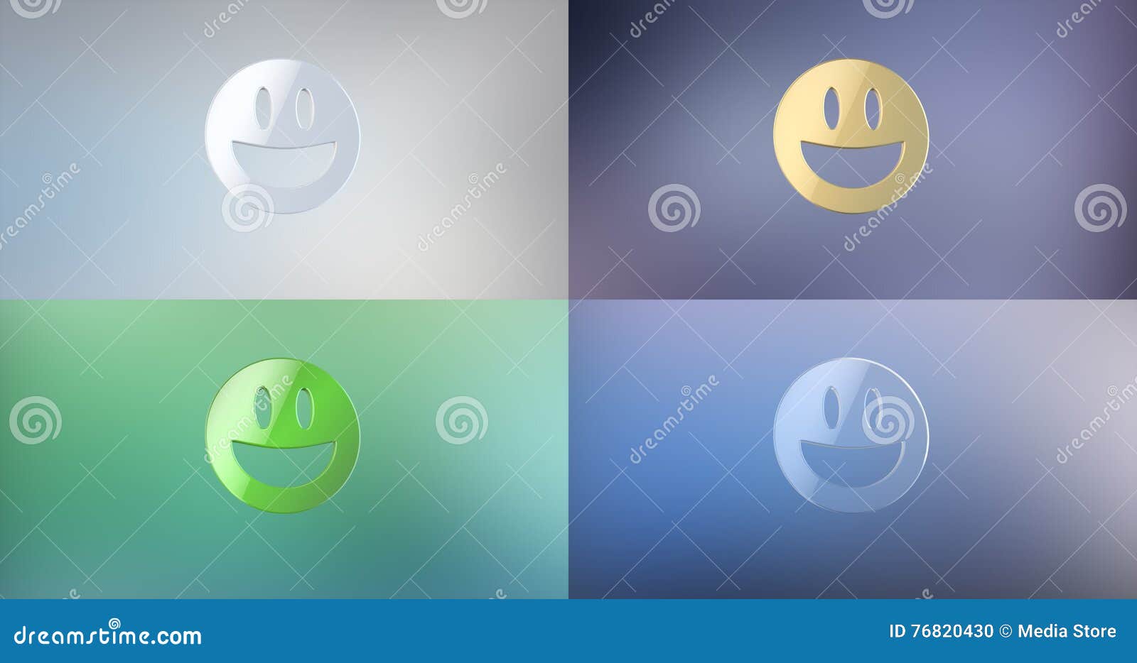 Emoticon Happy 3d Icon stock footage. Video of expression - 76820430