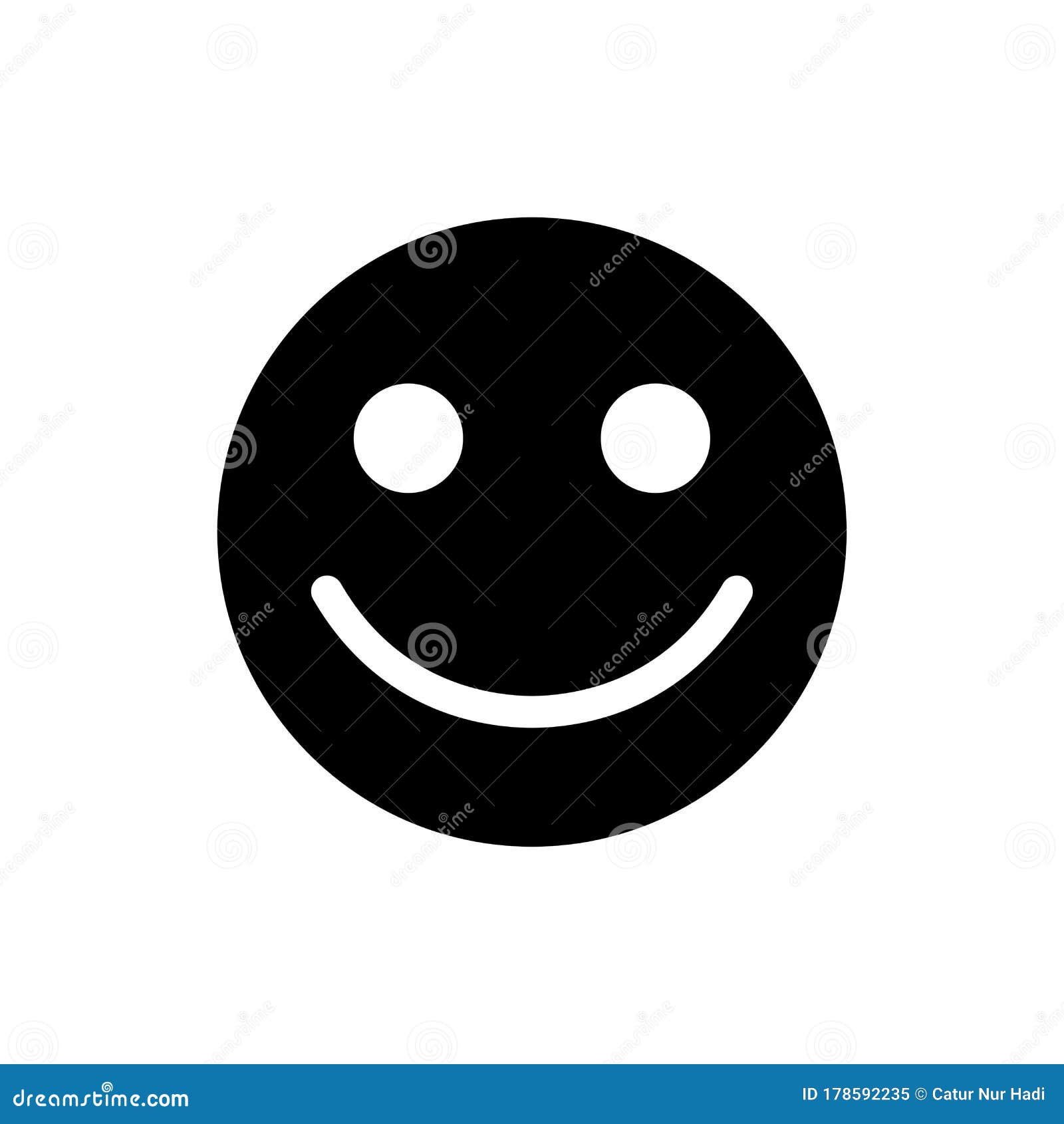 Emoticon Happy Smile Design Trendy Stock Vector - Illustration of ...