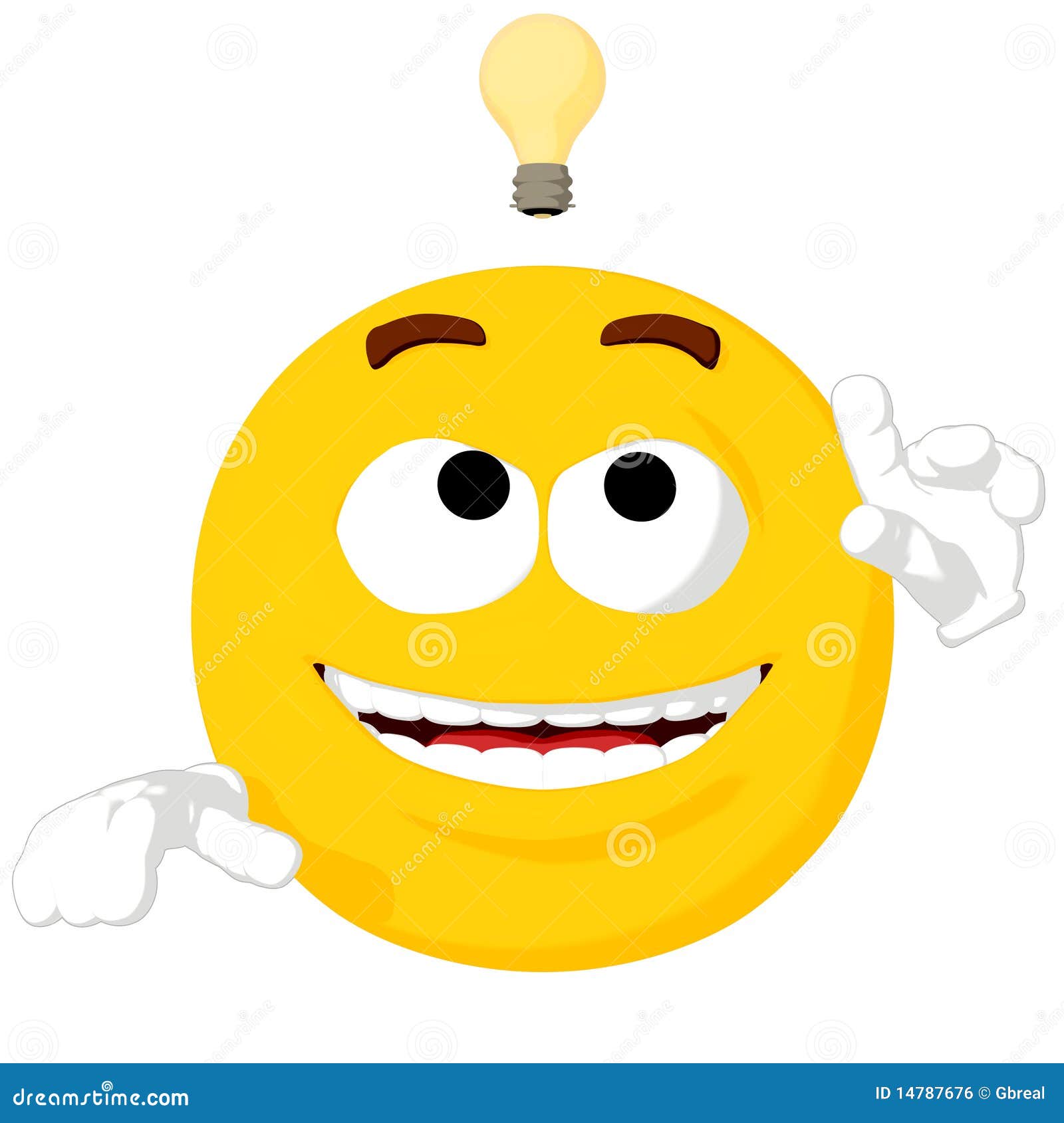 Emoticon-Idee stock abbildung. Illustration von ikone - 14787676