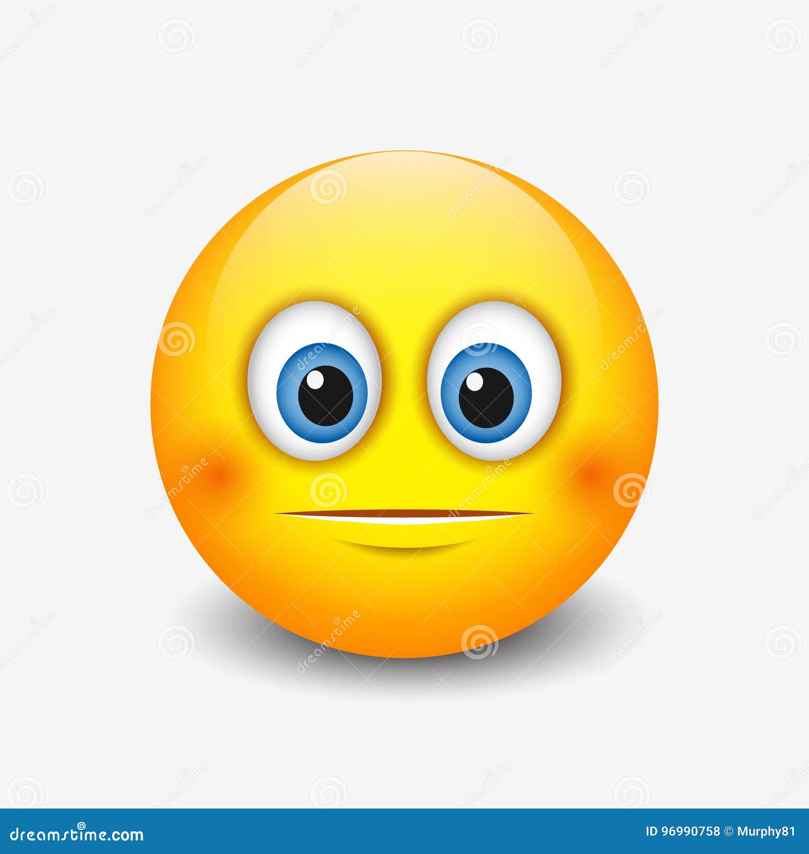 Emoticon Lindo Indiferente, Smiley, Emoji - Vector El Ejemplo ...