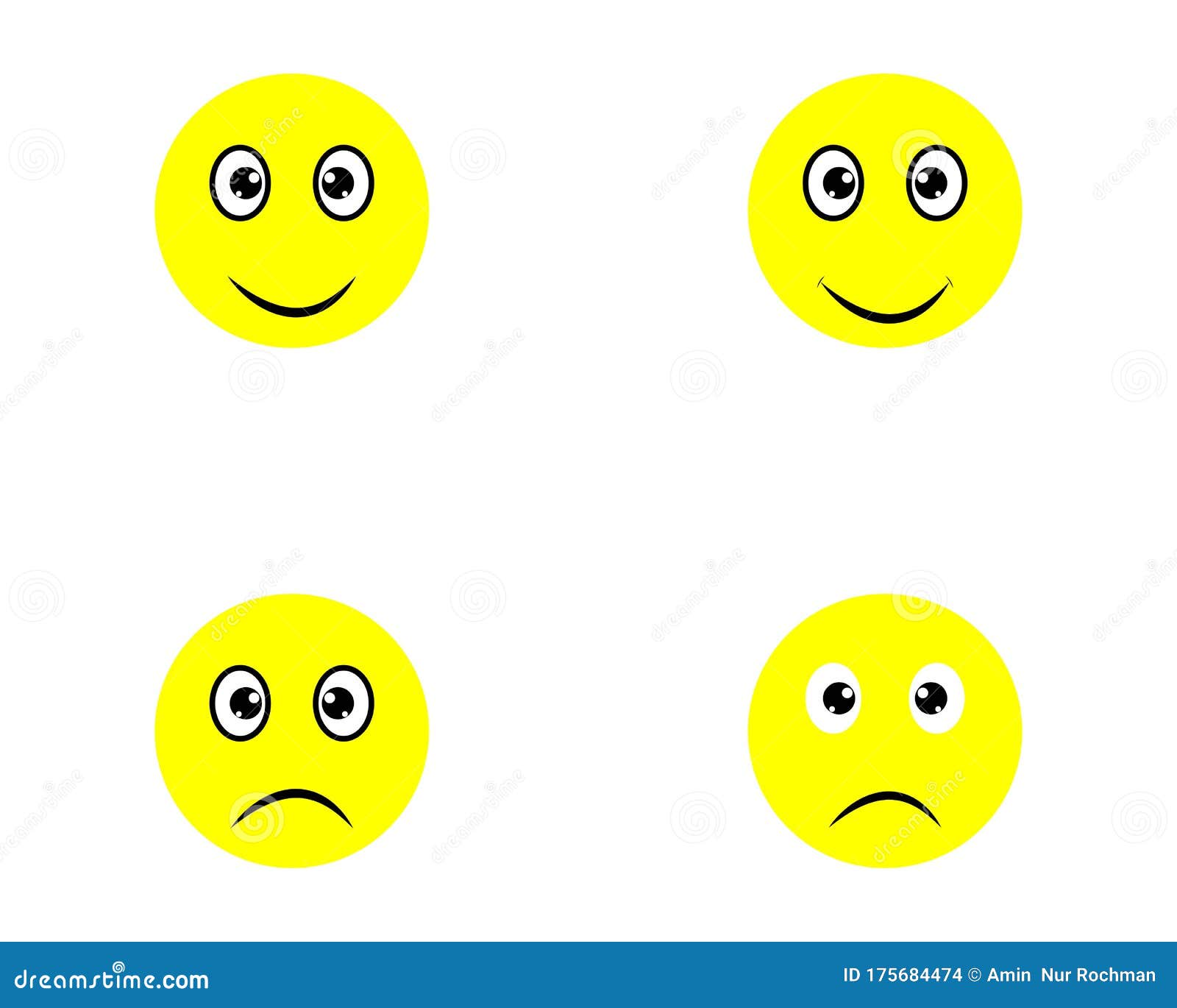Emoticon logo vector stock illustration. Illustration of symbol - 175684474