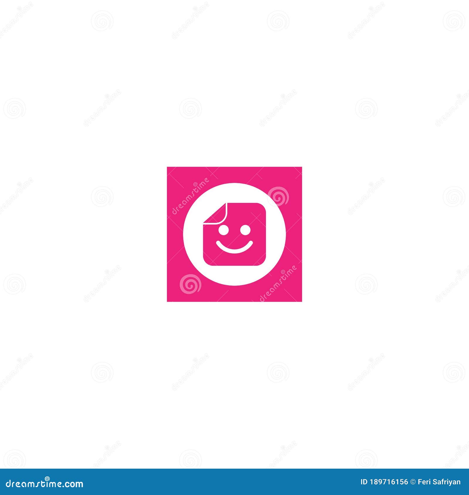 Emoticon logo vector icon stock illustration. Illustration of mood ...