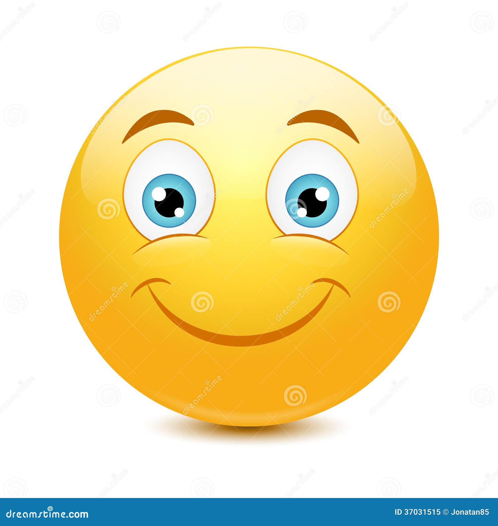 Emoticon Med Stort Toothy Leende Stock Illustrationer - Illustration av ...