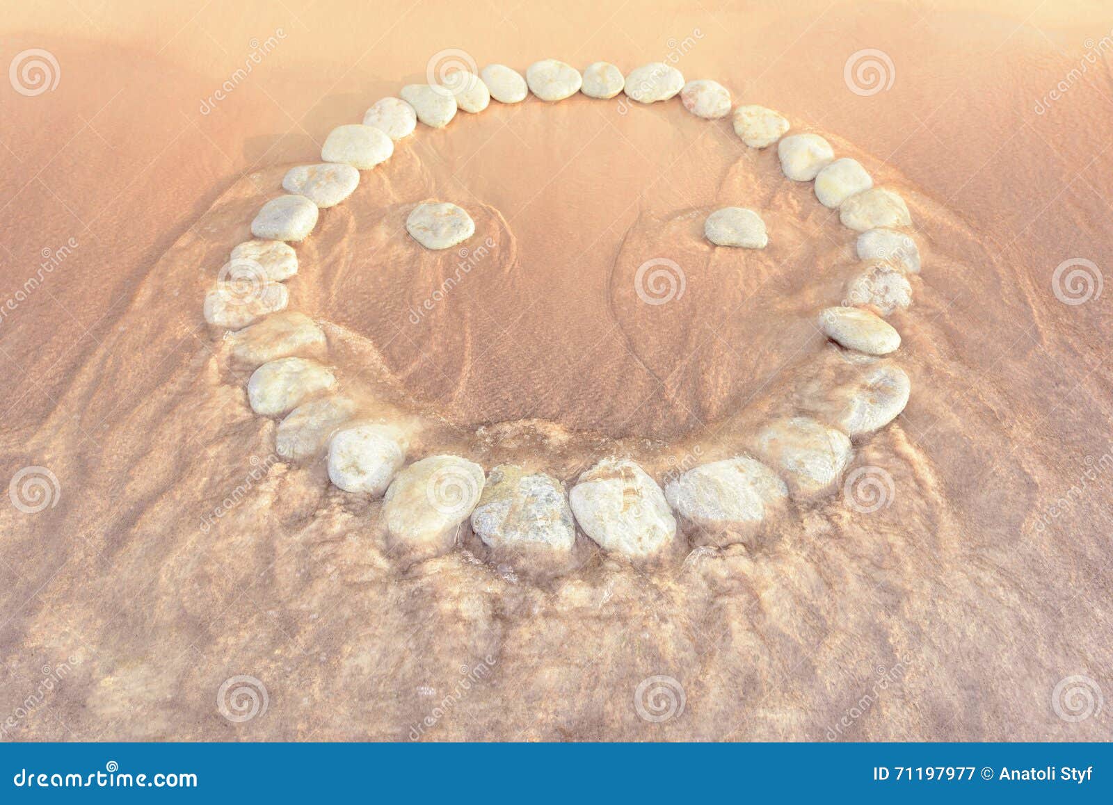 Emoticon of pebbles stock illustration. Illustration of like - 71197977