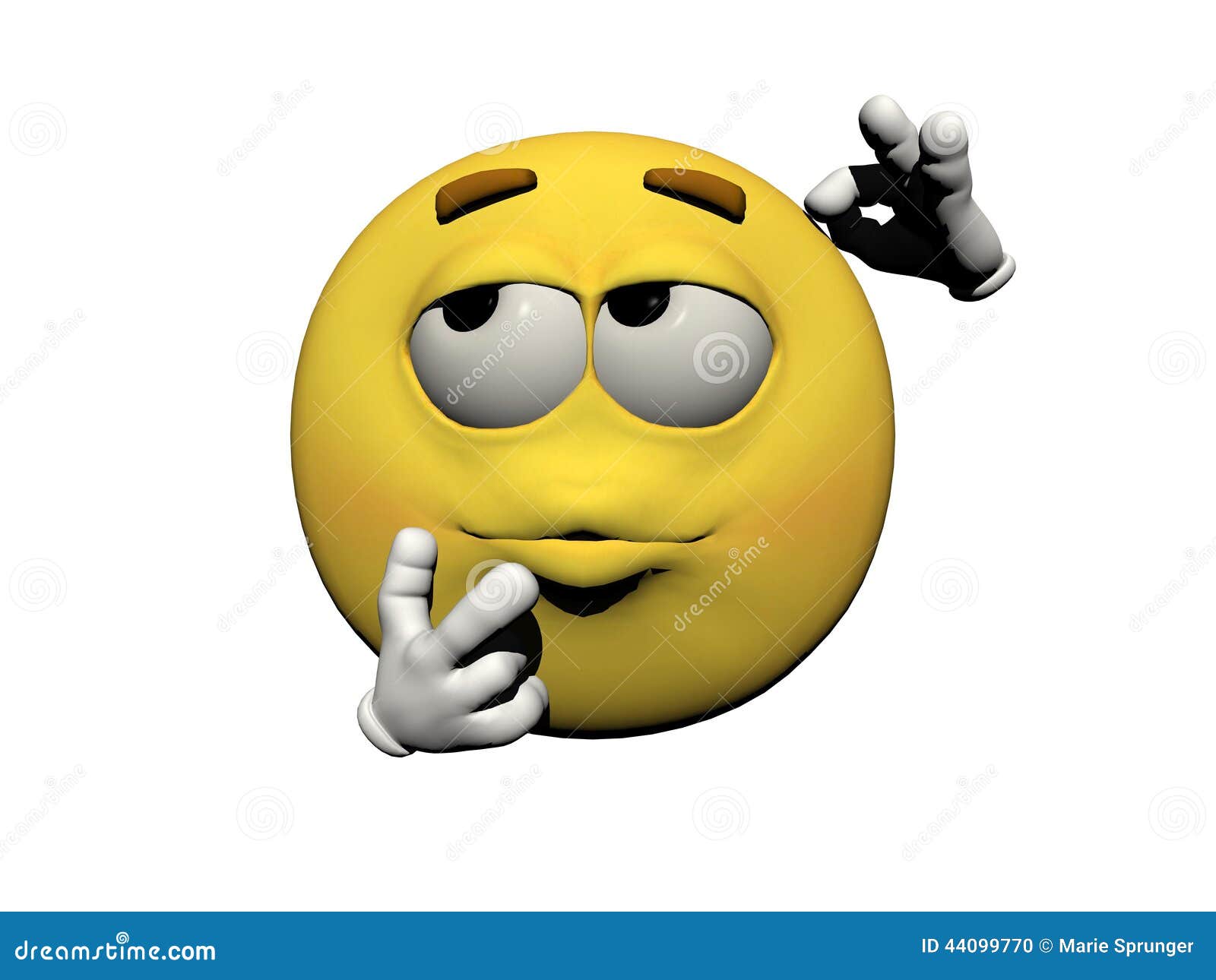 Man With Questioning Emotion. Surprised Emoji Avatar. Portrait Of An ...