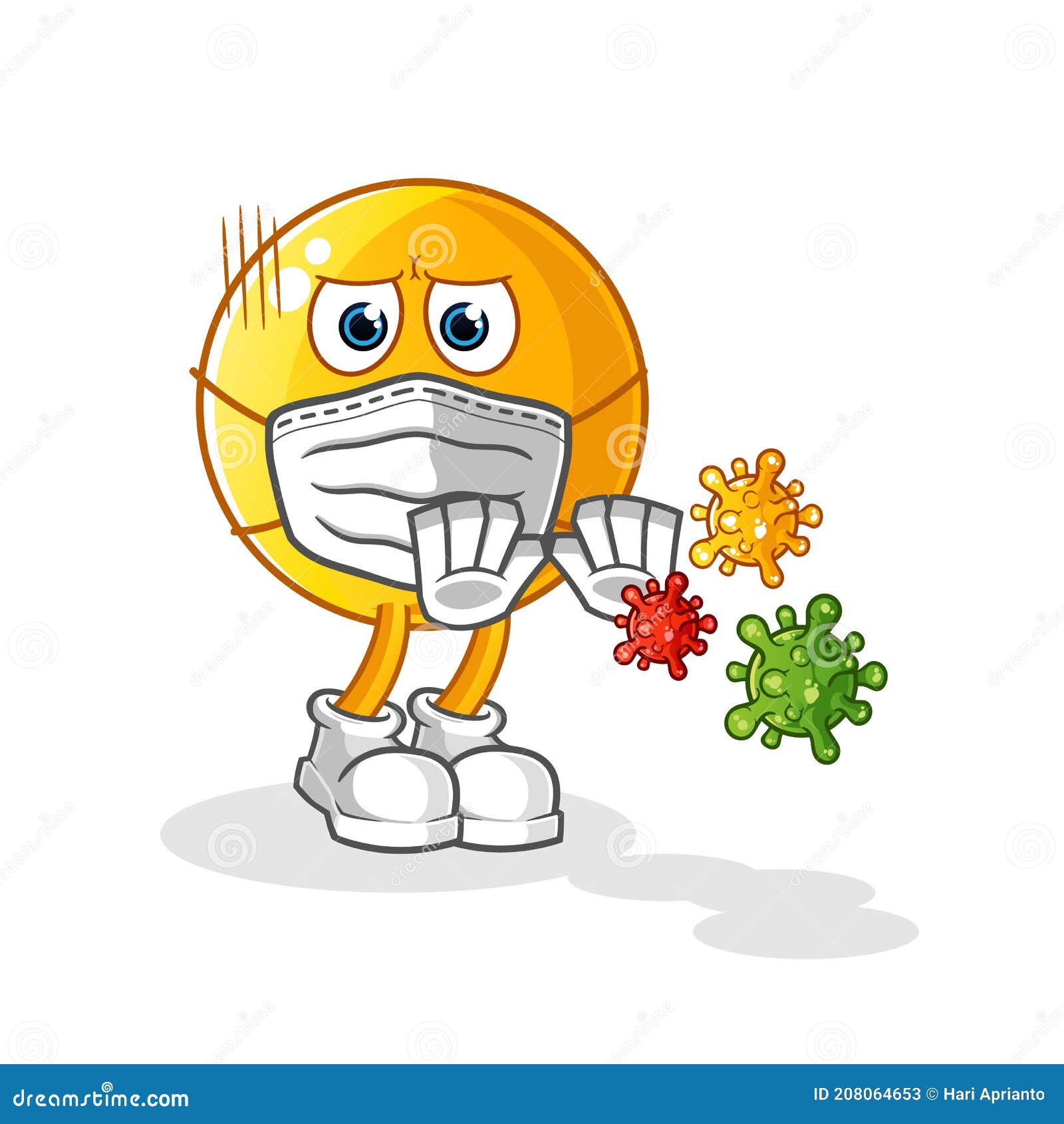 Emoticon Refuse Money Illustration. Character Vector | CartoonDealer ...