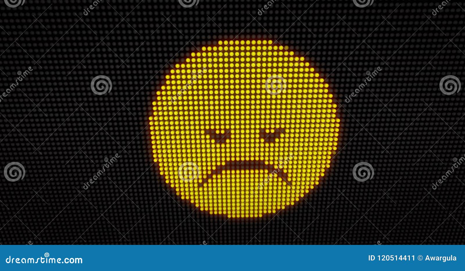 Emoticon sadness LED stock video. Video of happy, eyes - 120514411