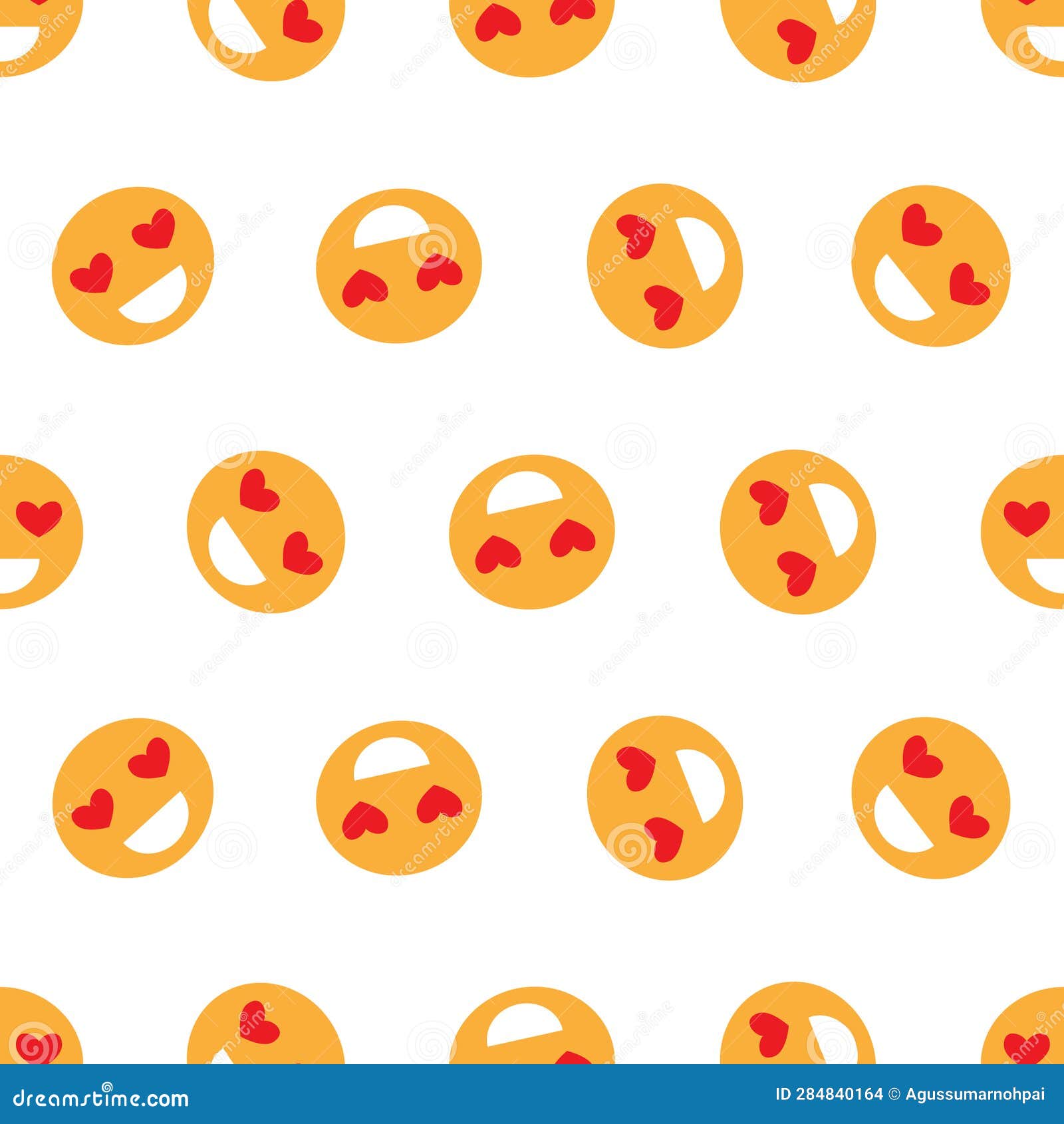 Emoticon Seamless Pattern. Emotions Cartoon Emojis Background. Funny ...