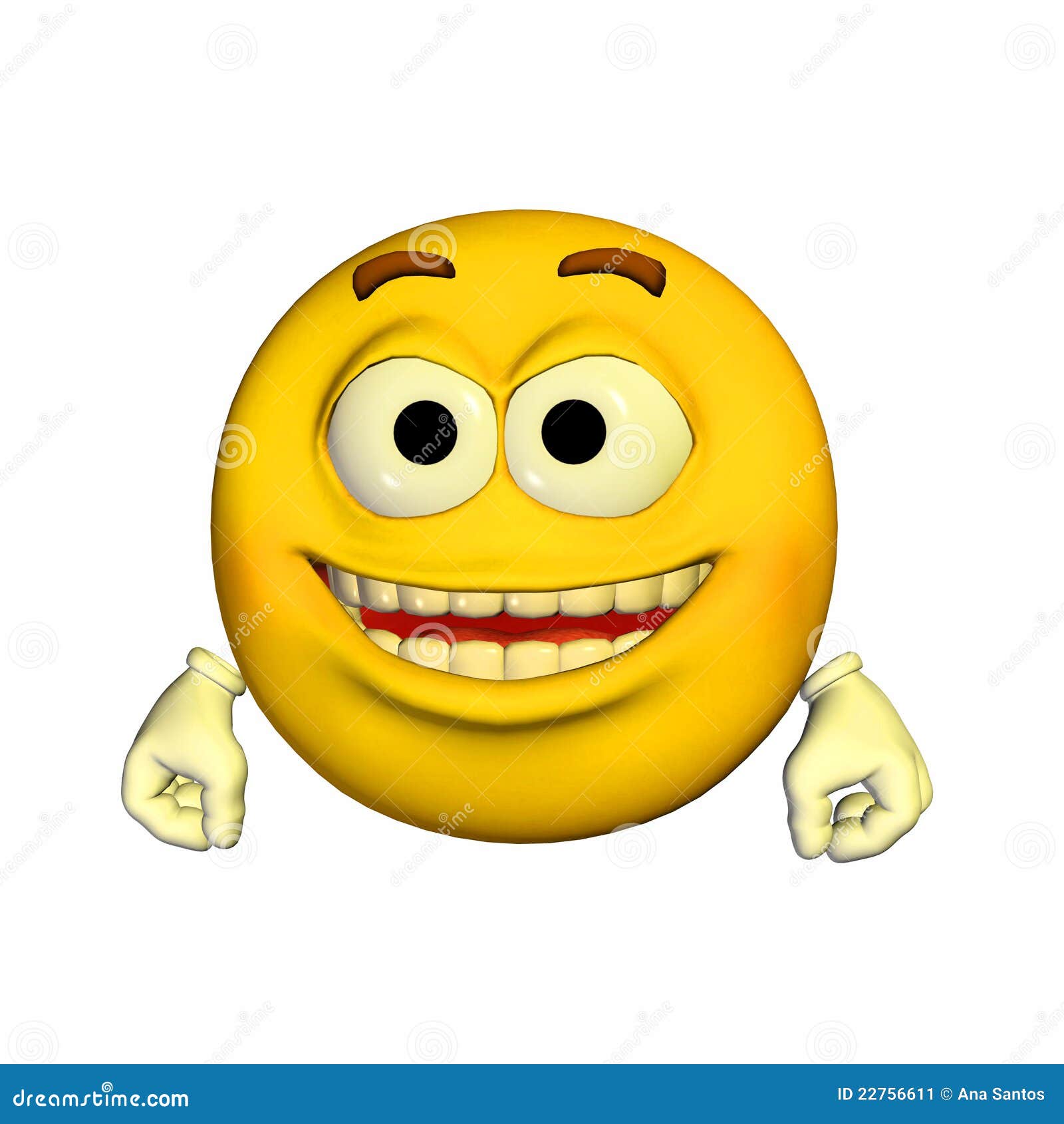 Emoticon - sehr glücklich stock abbildung. Illustration von stolz ...