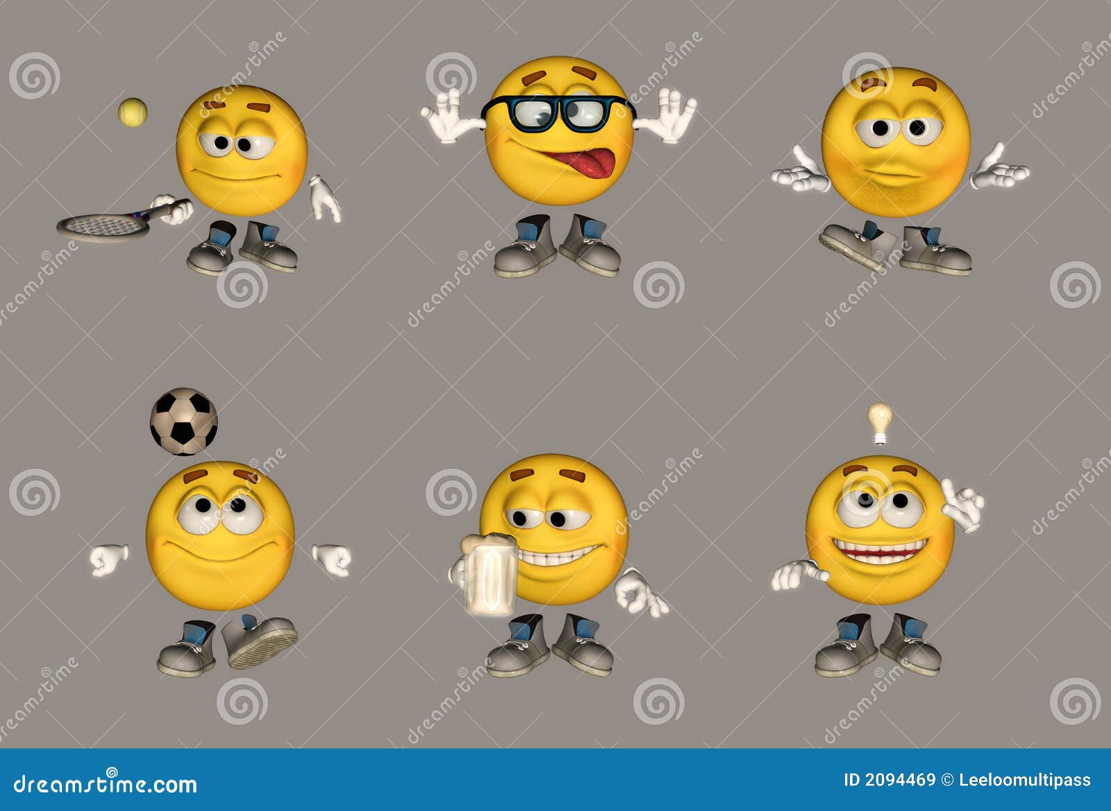Clueless Emoticon Line Icon Vector Illustration | CartoonDealer.com ...