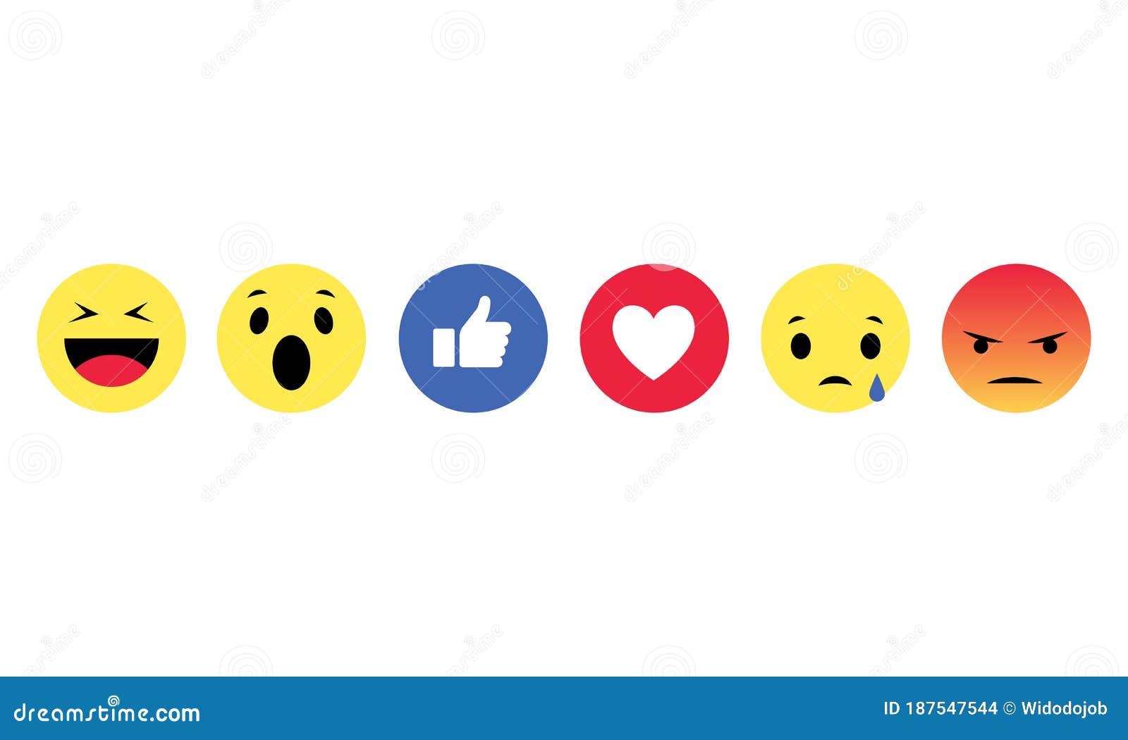 Emoticon set editorial stock image. Illustration of communication ...