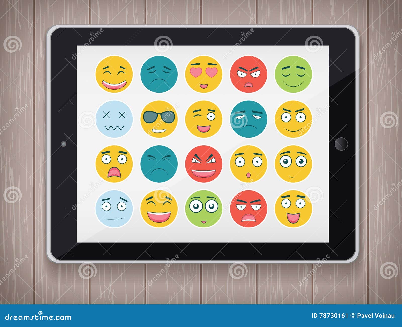 Realistic Tablet PC. Vector Illustration In Trendy Thin Frame Design ...