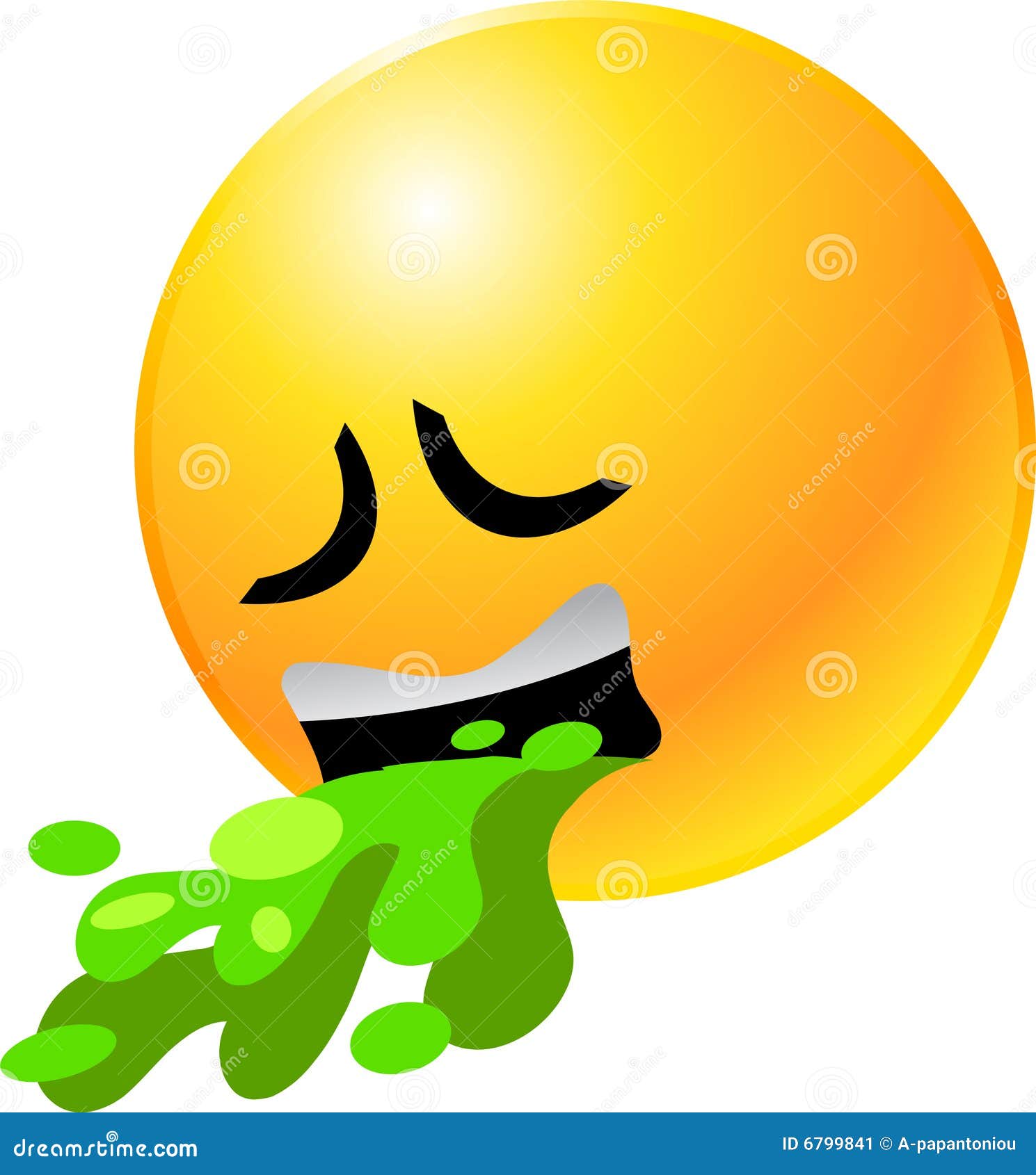 Emoticon Smiley Face stock vector. Illustration of head - 6799841