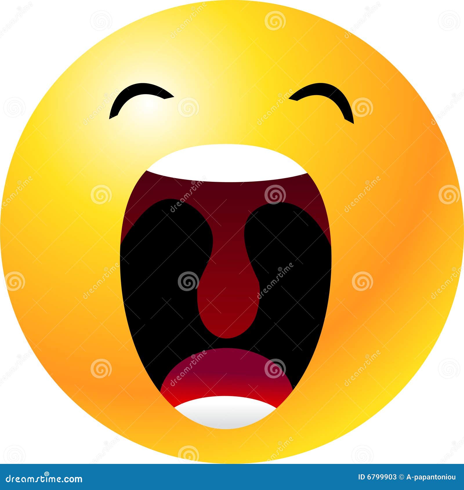 Emoticon Smiley Face stock vector. Illustration of vector - 6799903