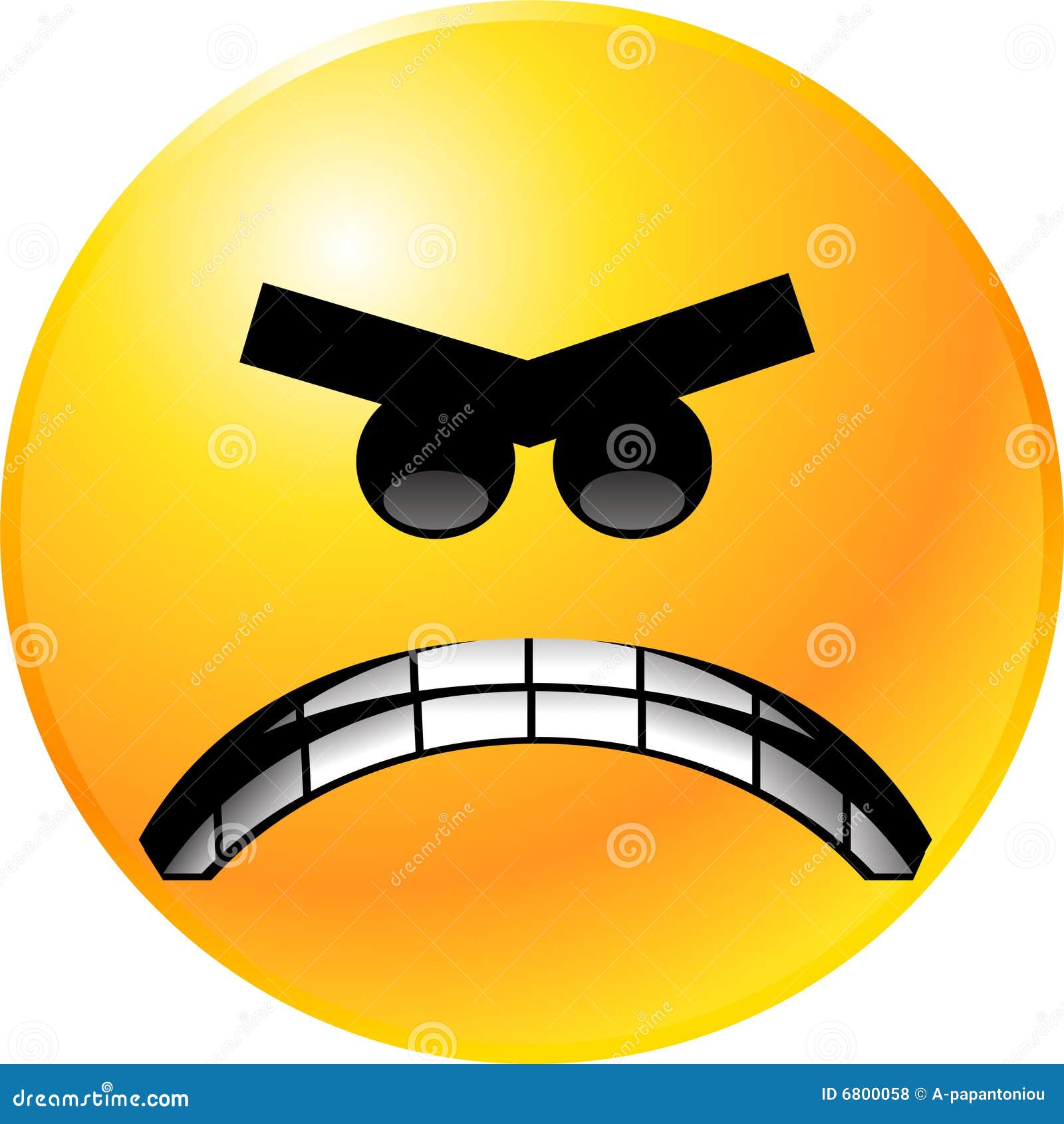 Emoticon Smiley Face stock vector. Illustration of vector - 6800058