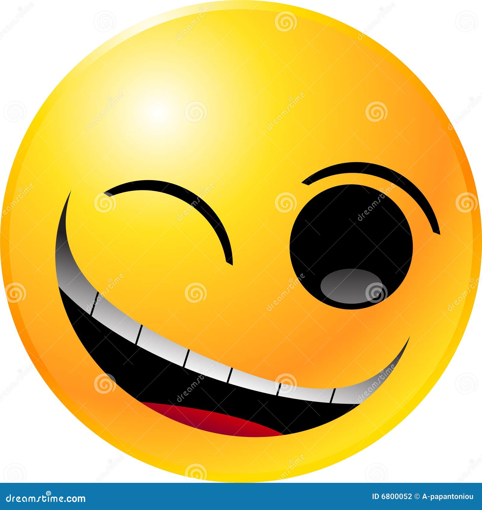 Emoticon-smiley-Gesicht vektor abbildung. Illustration von gefühl - 6800052
