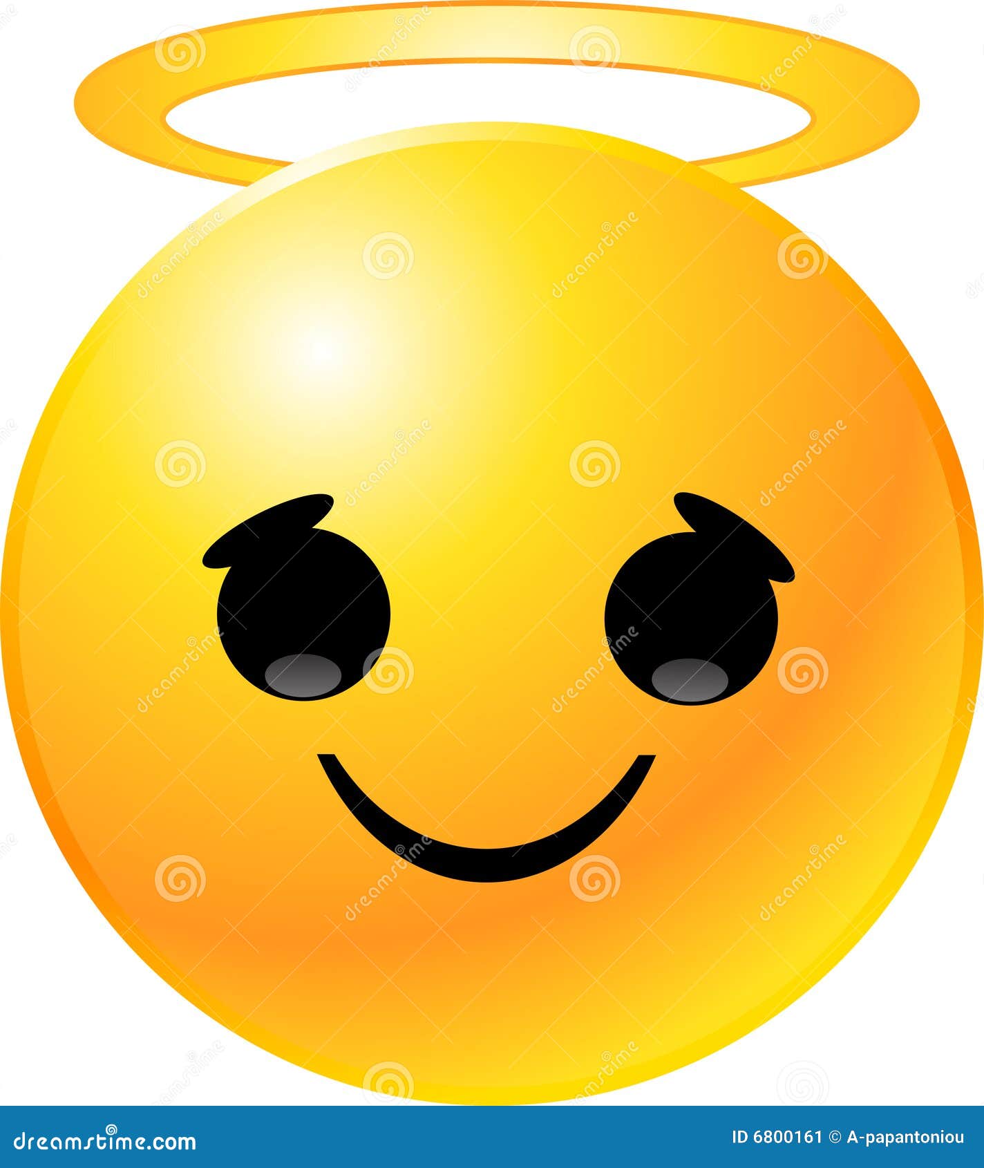 Emoticon-smiley-Gesicht vektor abbildung. Illustration von kopf - 6800161