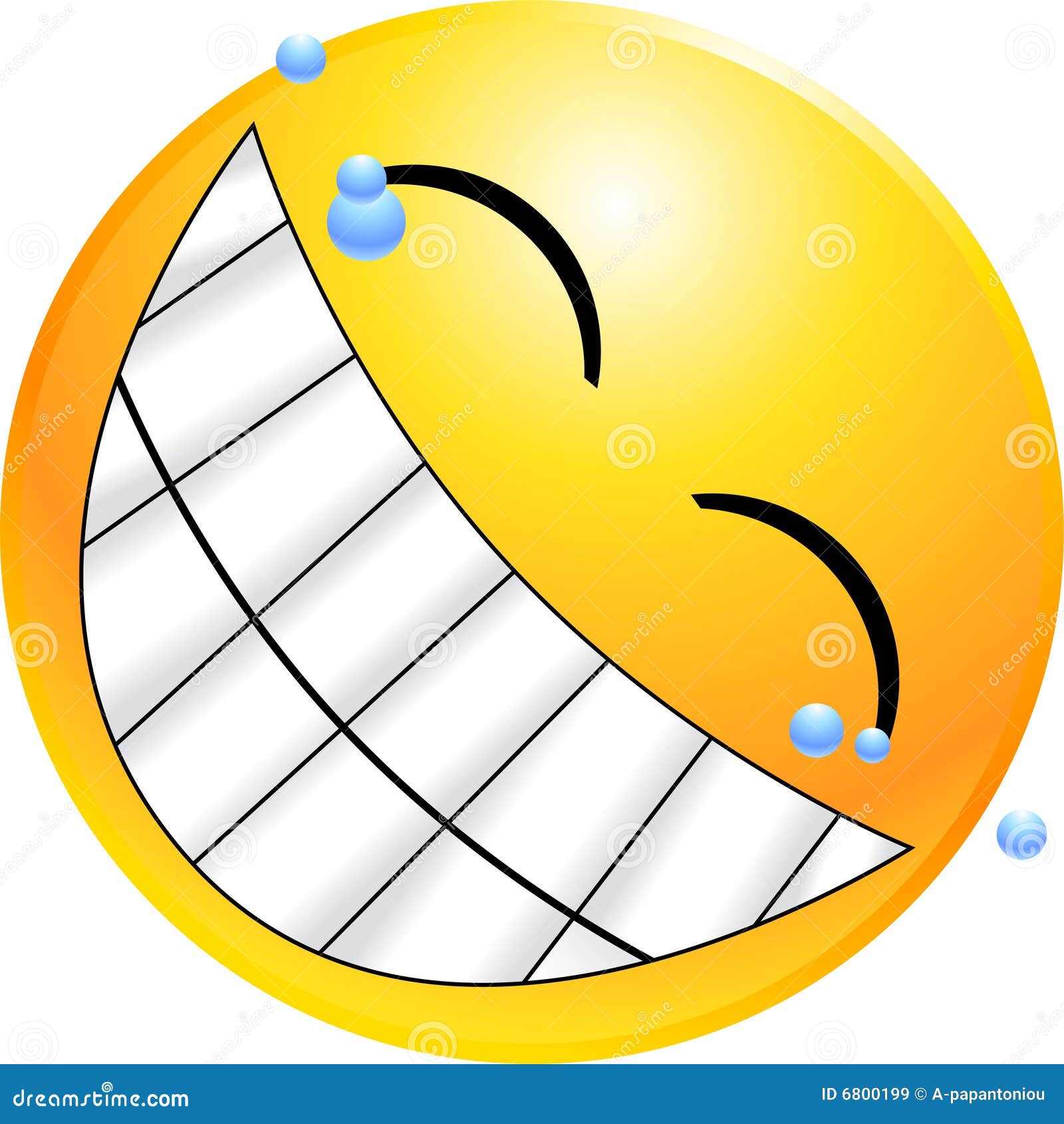 Emoticon-smiley-Gesicht vektor abbildung. Illustration von idee - 6800199