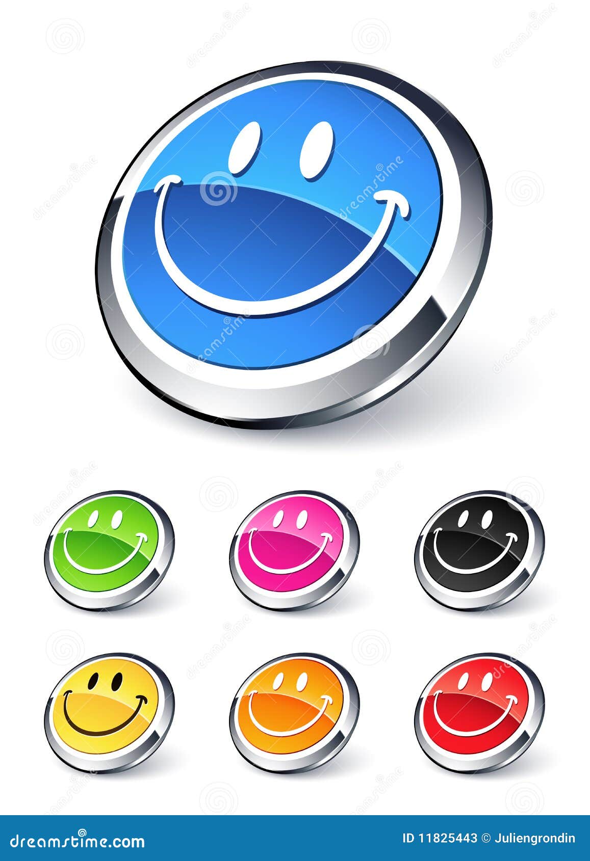 Emoticon smiley icon stock vector. Illustration of facial - 11825443