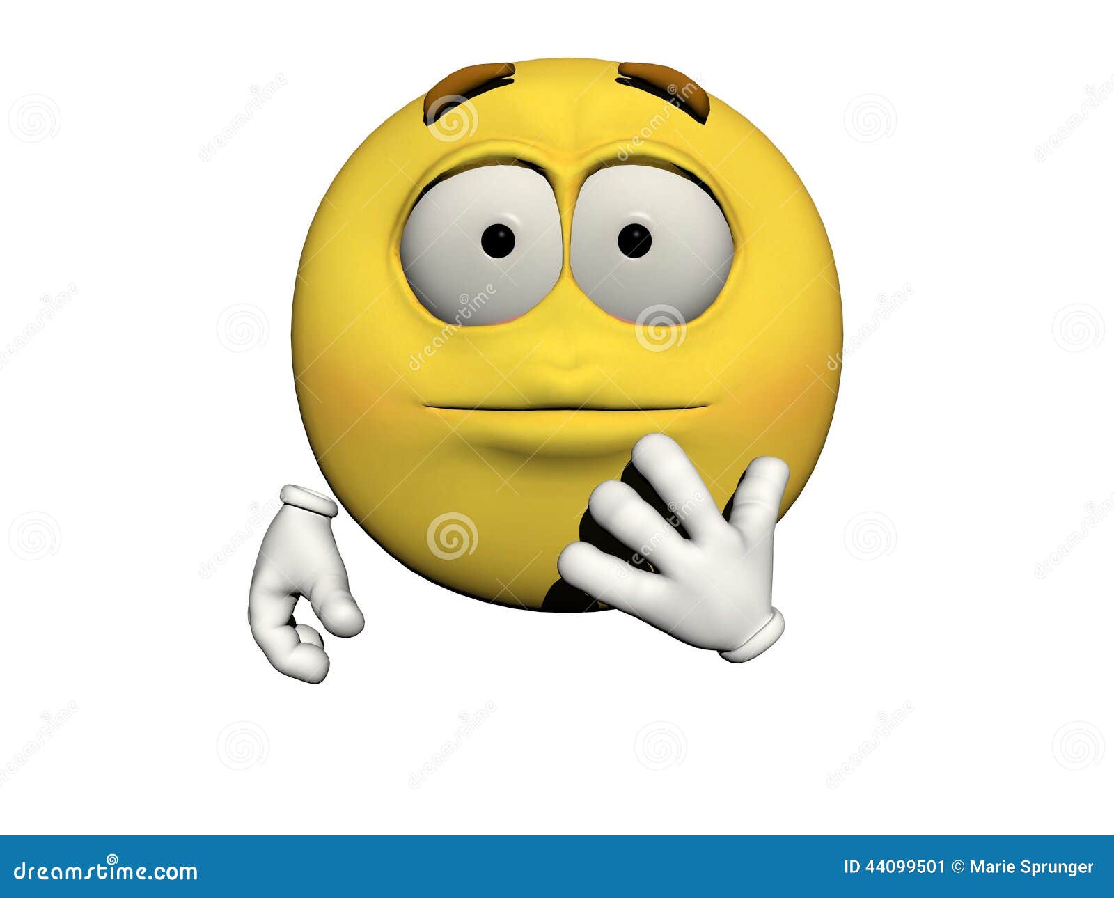 Emoticon Surprised Face With Chat Bubble Vector Illustration ...