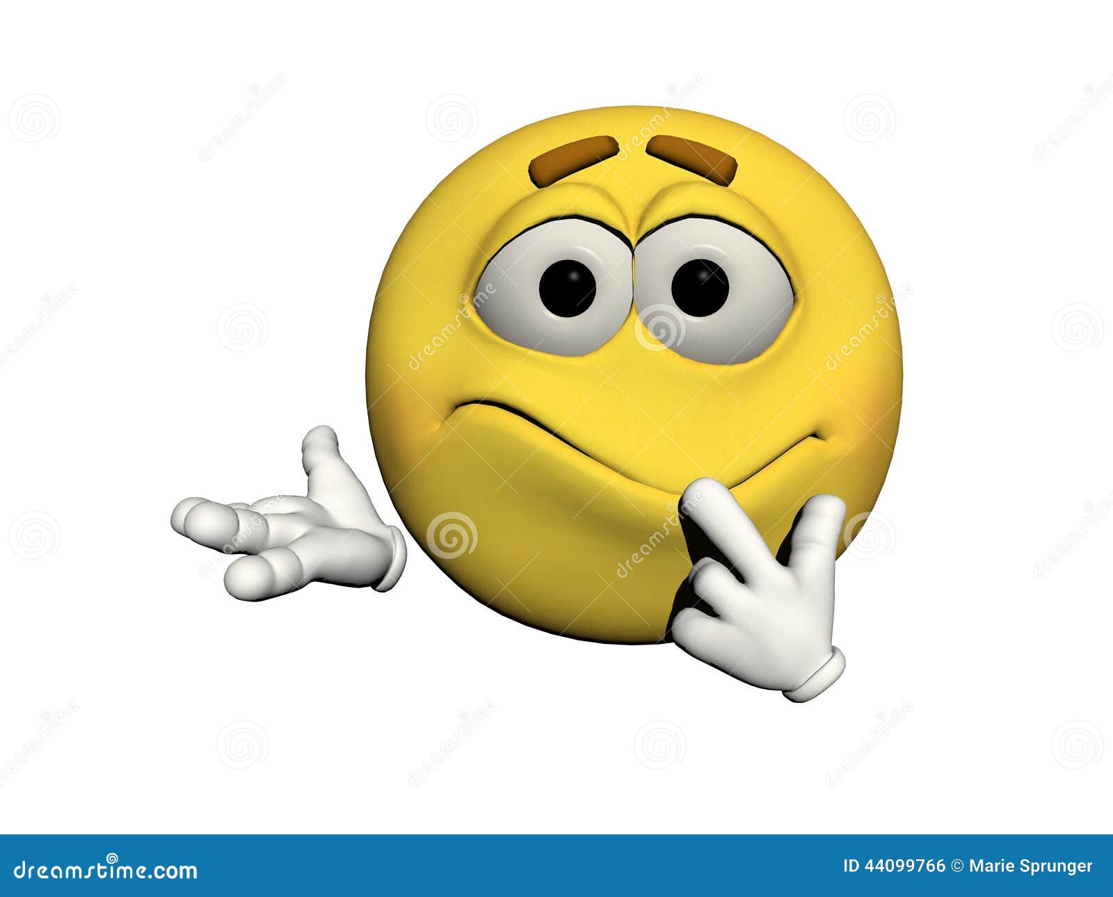 Emoticon verwirrt stock abbildung. Illustration von emoticon - 44099766