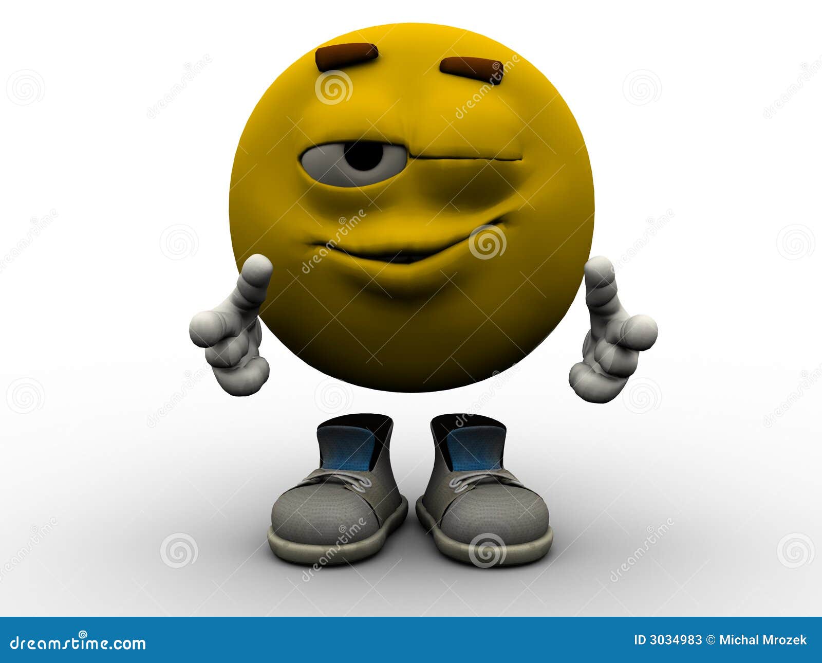 Emoticon Wink Cartoon Design | CartoonDealer.com #88956380
