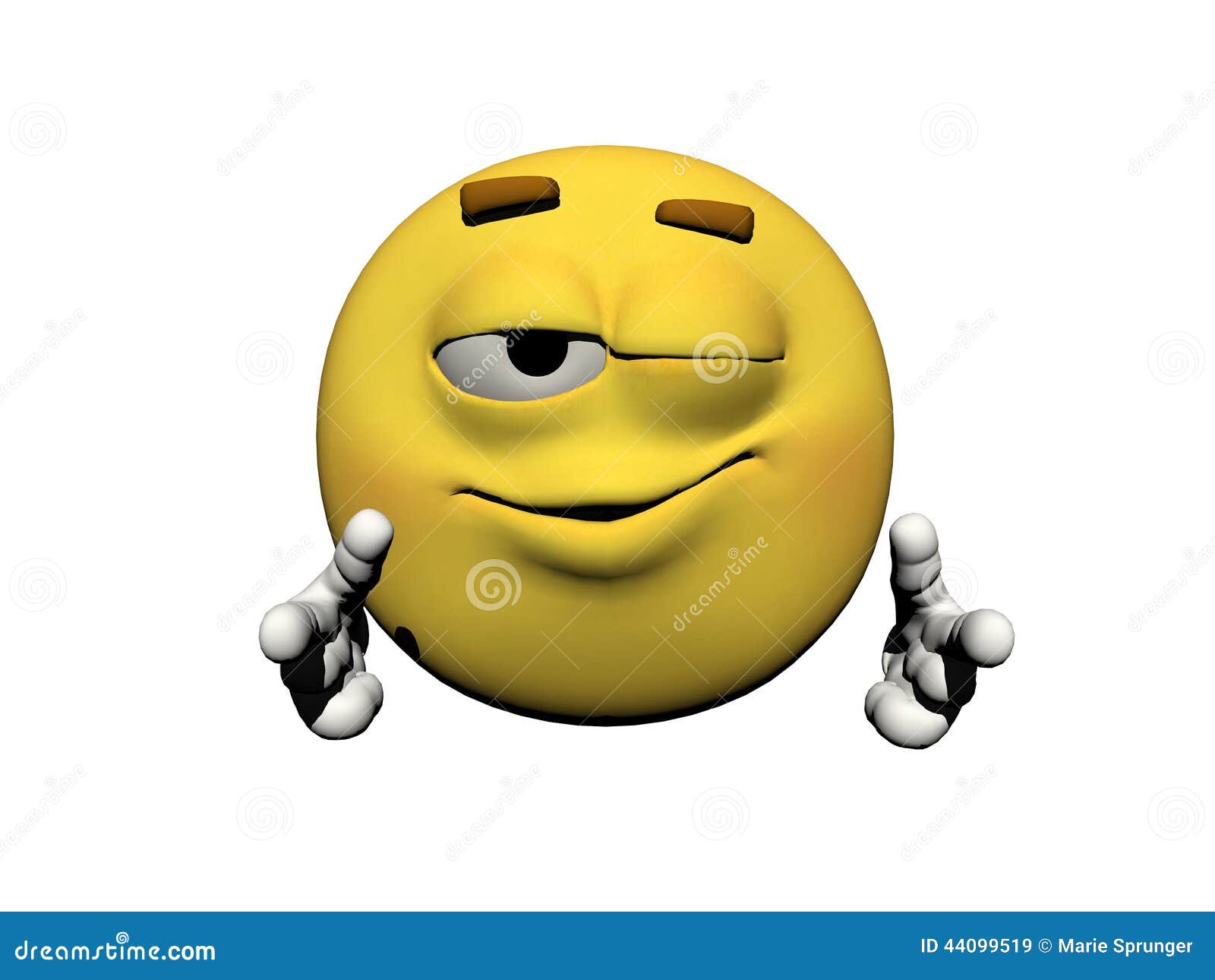 Emoticon Wink Of An Eye Royalty-Free Stock Photography | CartoonDealer ...