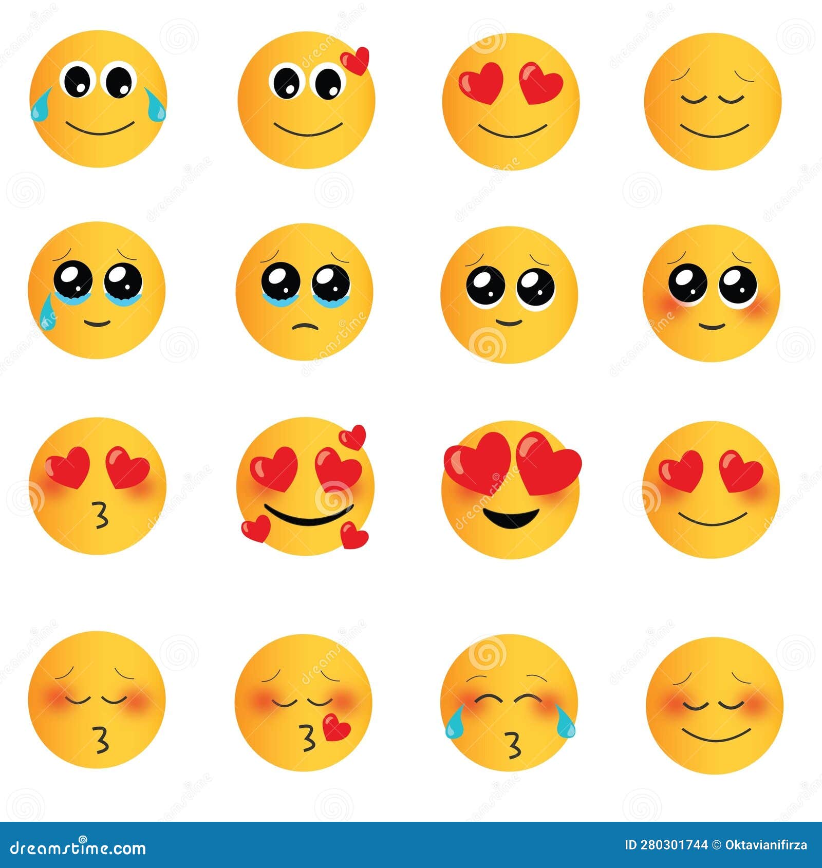 Emoticon Yellow, Show Your Feeling with Emoticon Stock Illustration ...