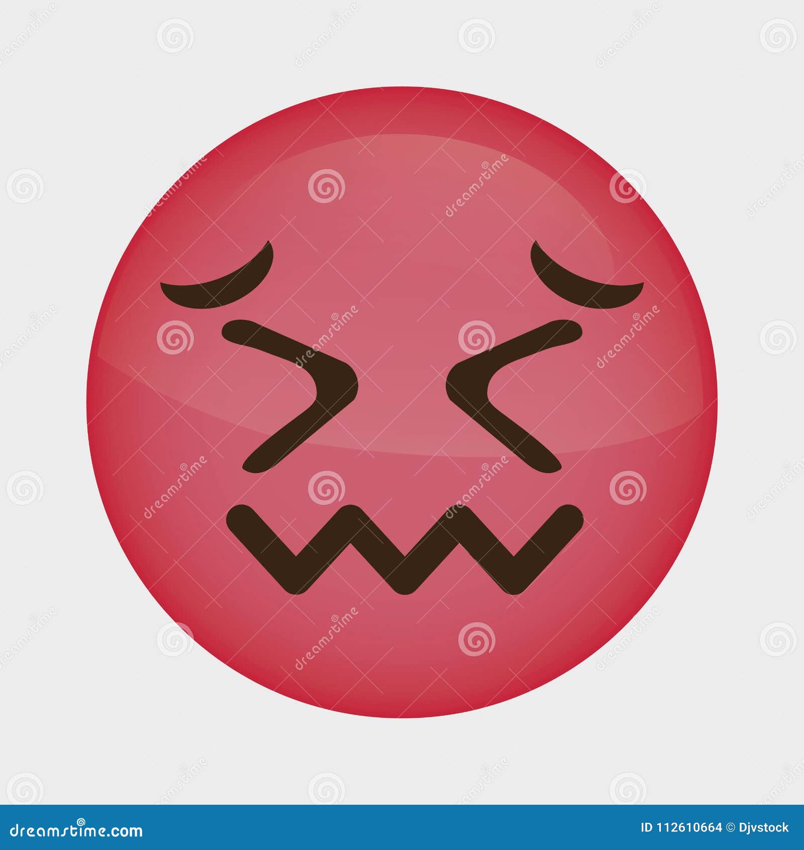 Emoticonkarikatur-Gesichtsikone Vektor Abbildung - Illustration von ...