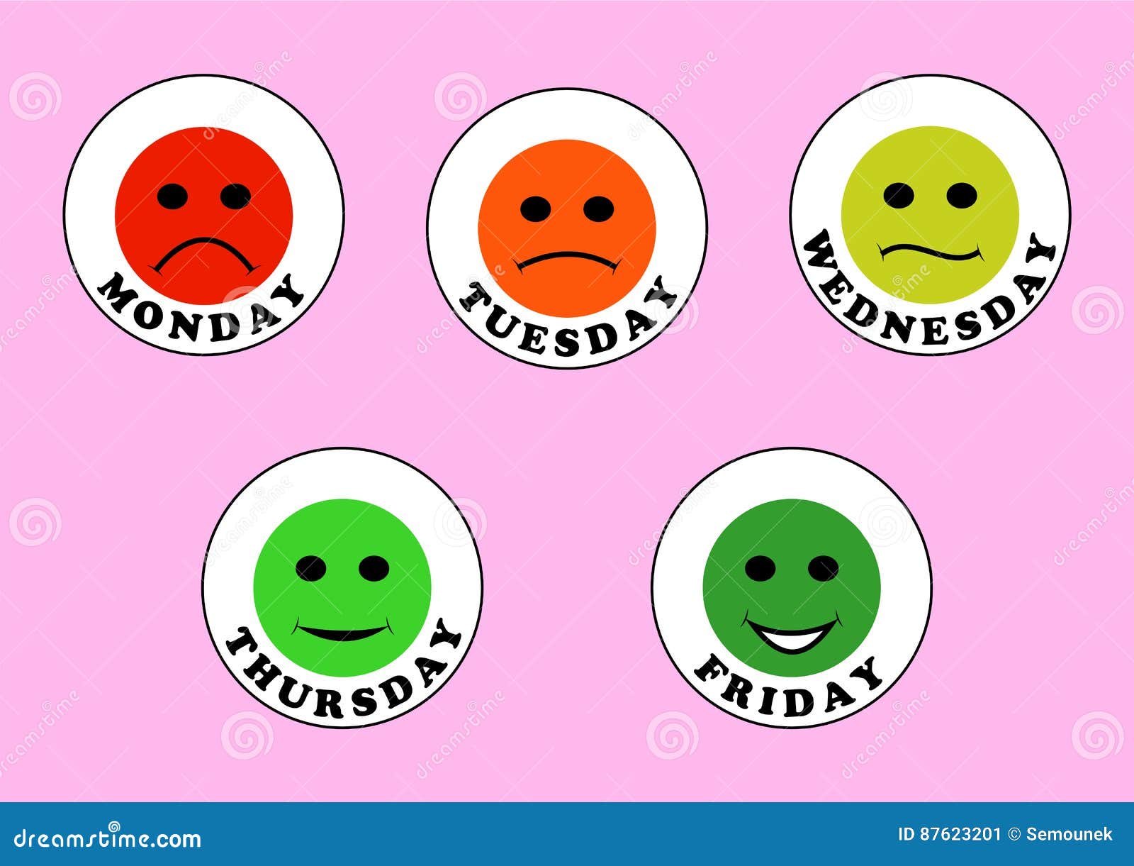Monday Emoticons